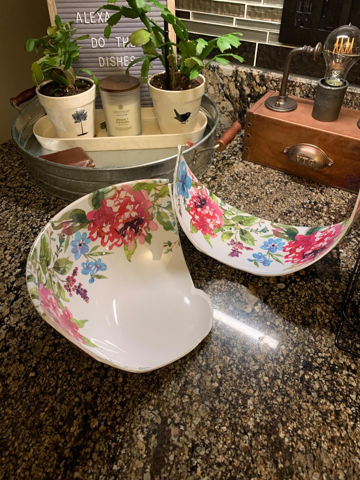 Amazon.com: Member's Mark Melamine 10-Piece Mixing Bowl Set - Floral ...