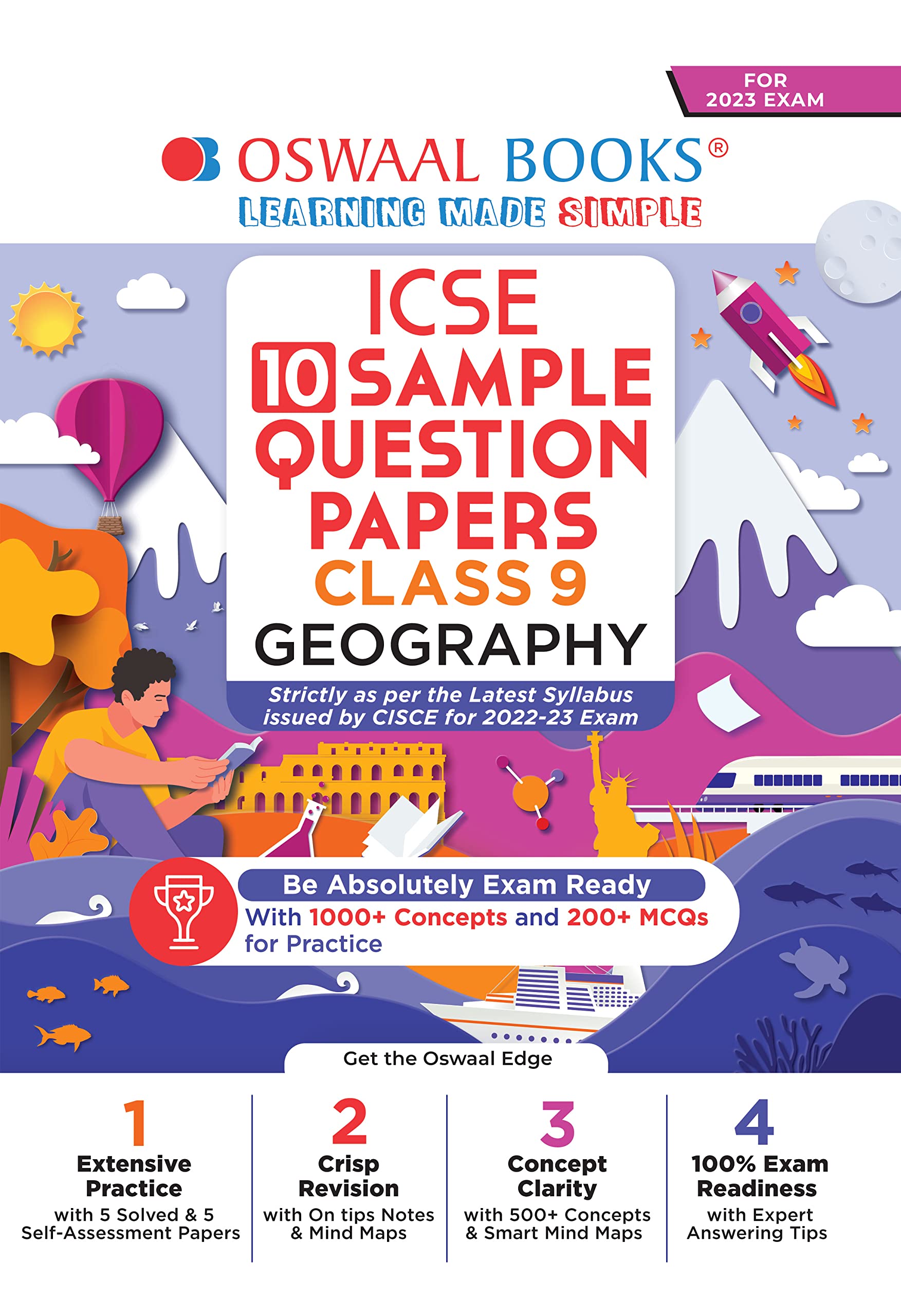 Oswaal ICSE Sample Question Papers Class 9 Geography (For 2023 Exam ...