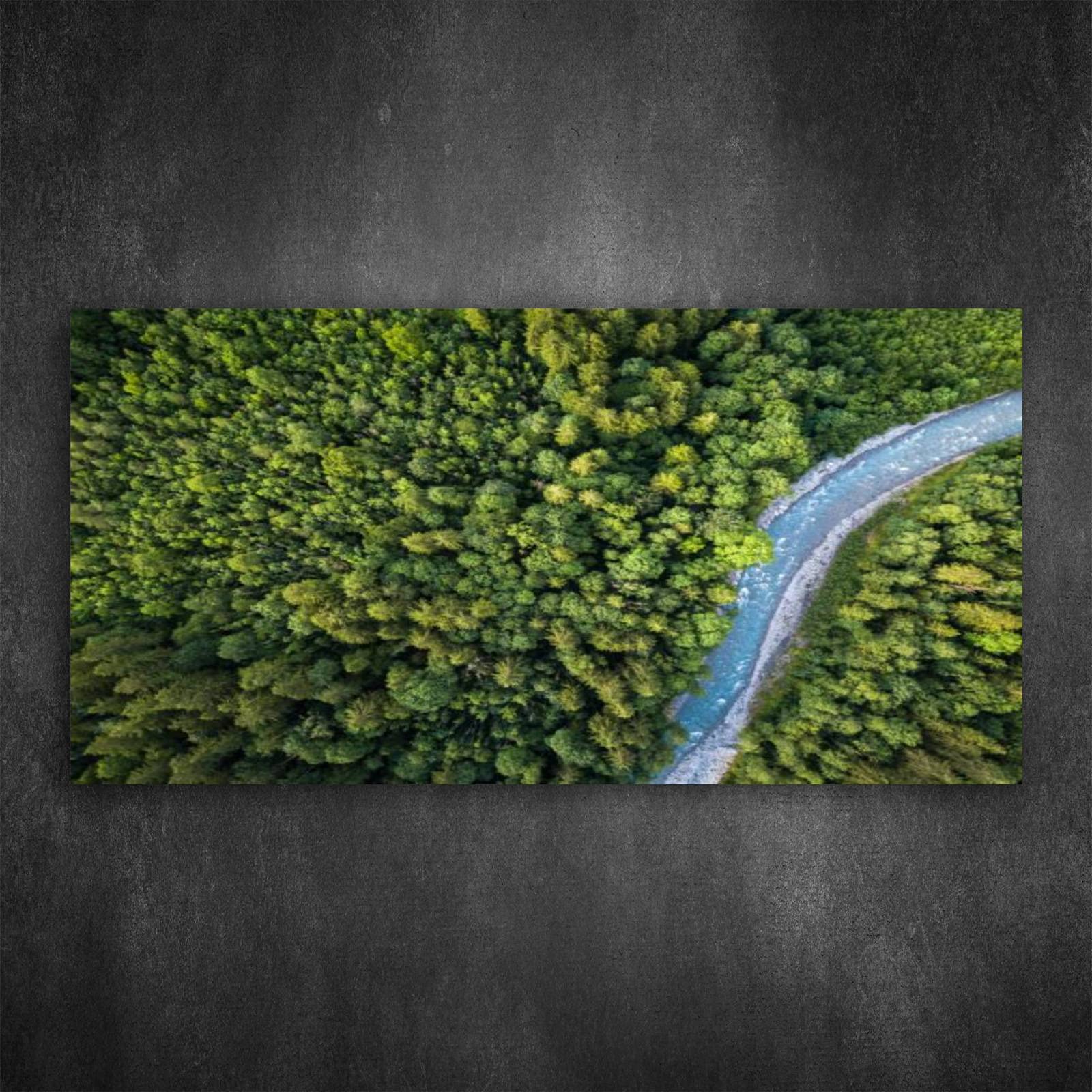 Painting Of Forest Top