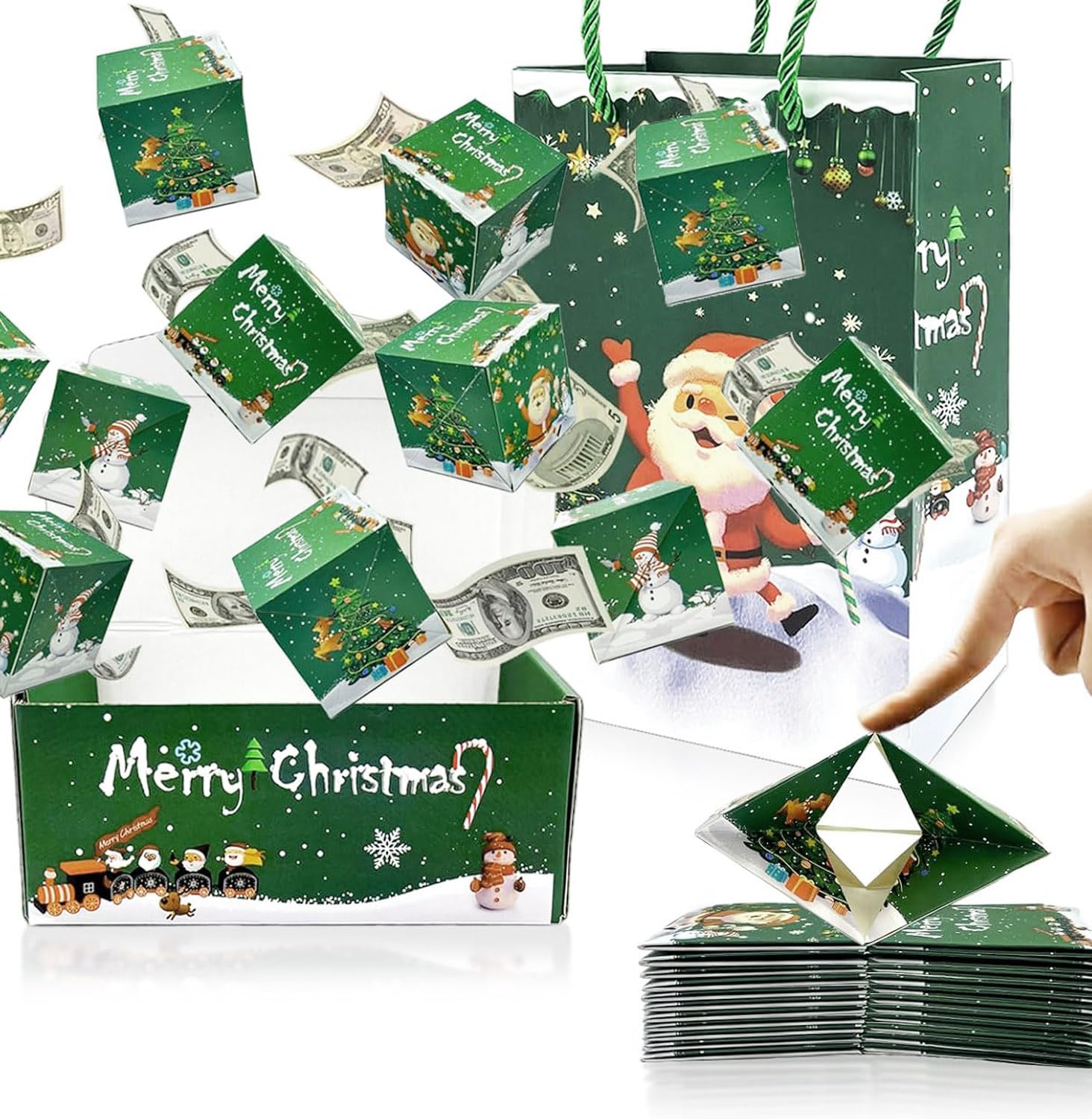 Amazon.com: Surprise Gift Box Explosion for Money, Pop Up Money Gift ...