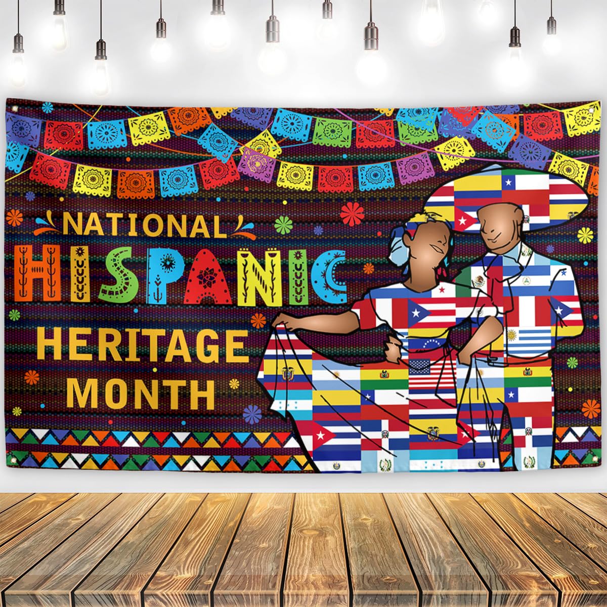 Latino Heritage Backdrop 2025 Hispanic Heritage Month Decorations ...