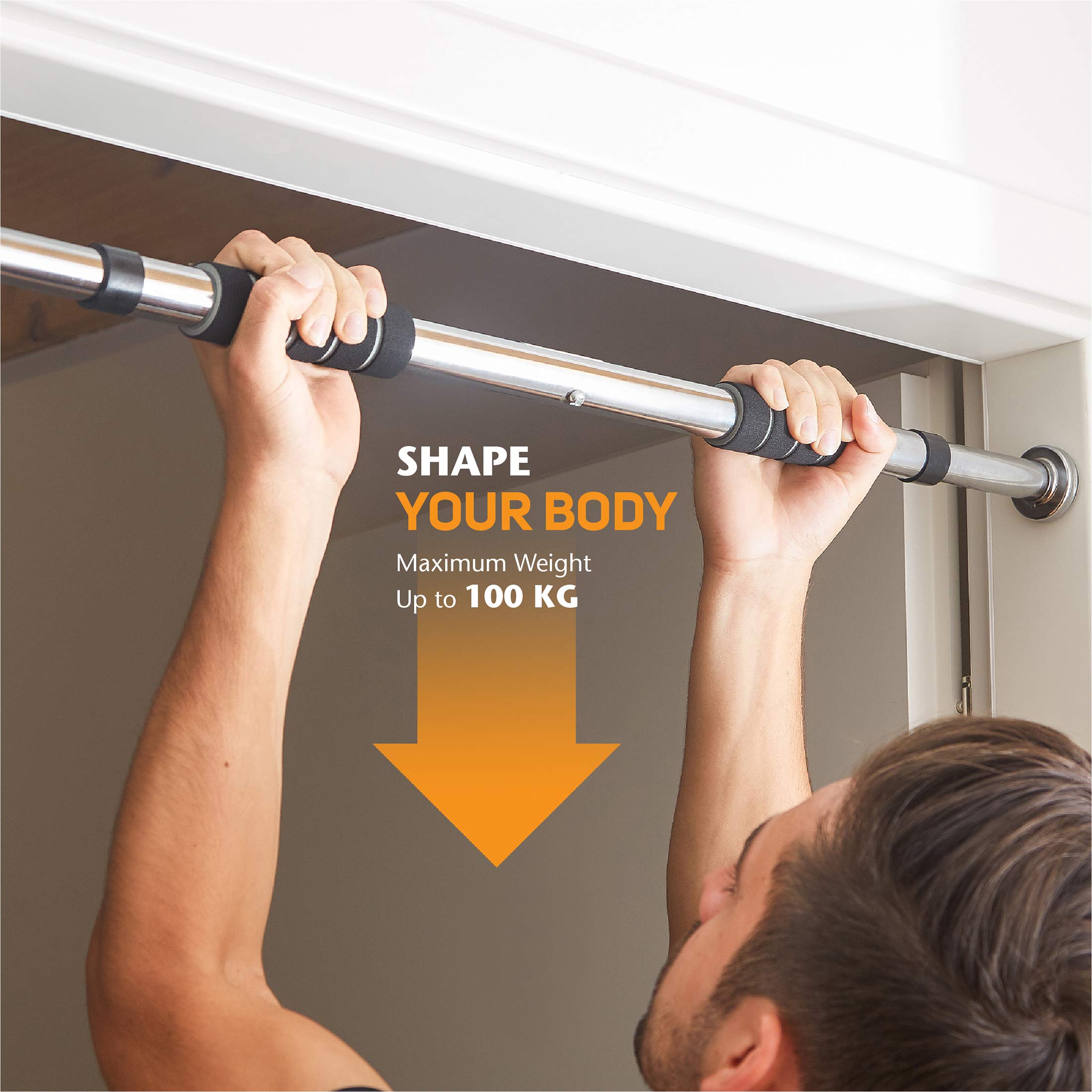 Buy Ultrasport 2-way pull-up bar, individually adjustable for door ...