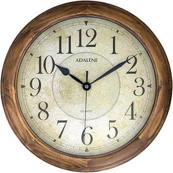 Amazon.com: Adalene Wall Clocks Large Decorative for Living Room - 14 ...