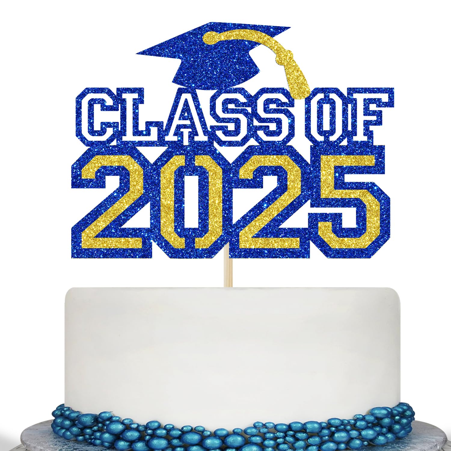 Snapklik.com : Glitter Class Of 2025 Cake Topper - Congrats Grad ...
