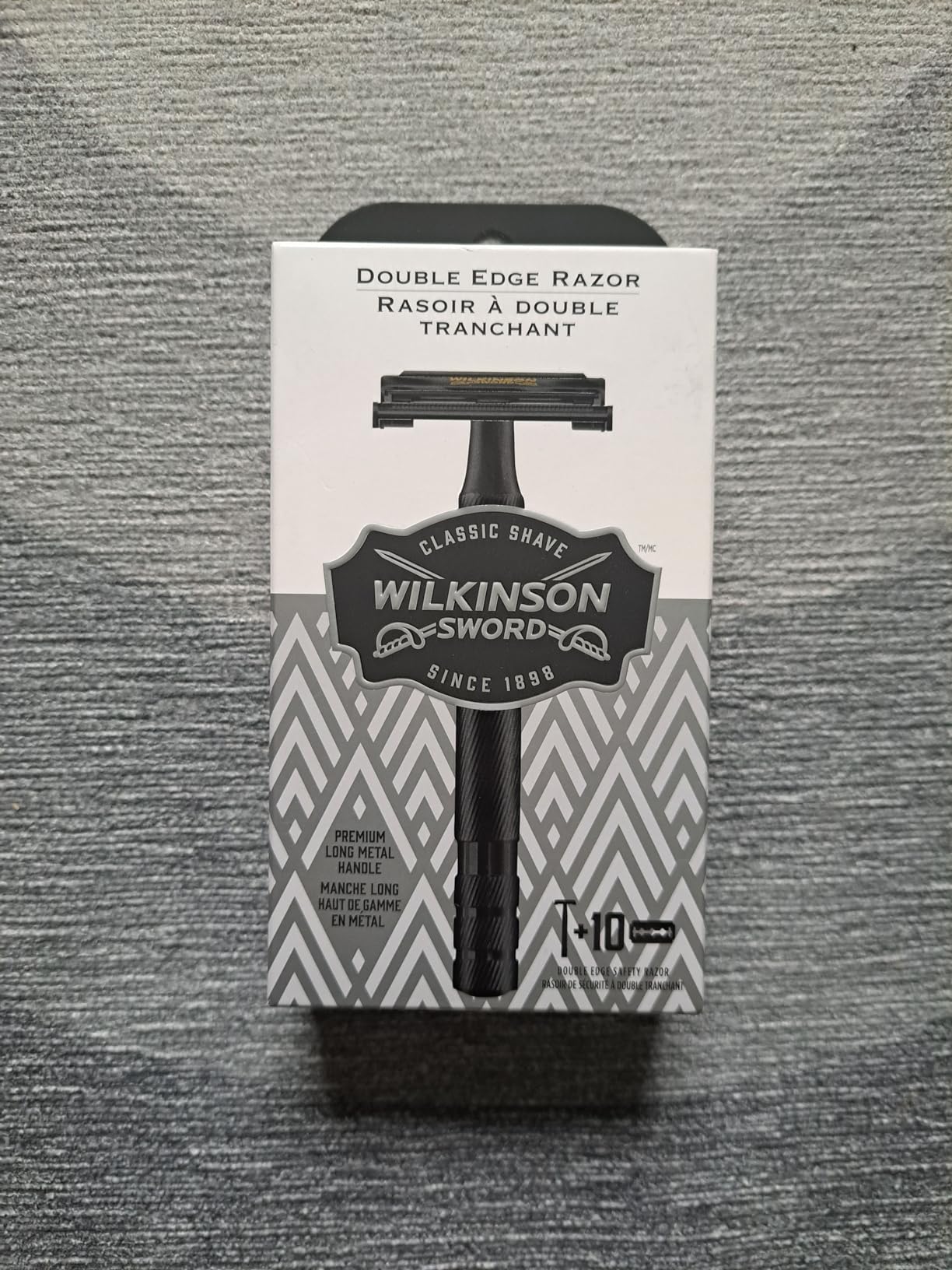 Wilkinson Sword Double Edge Razor for Men With 10 Double Edge Razor ...