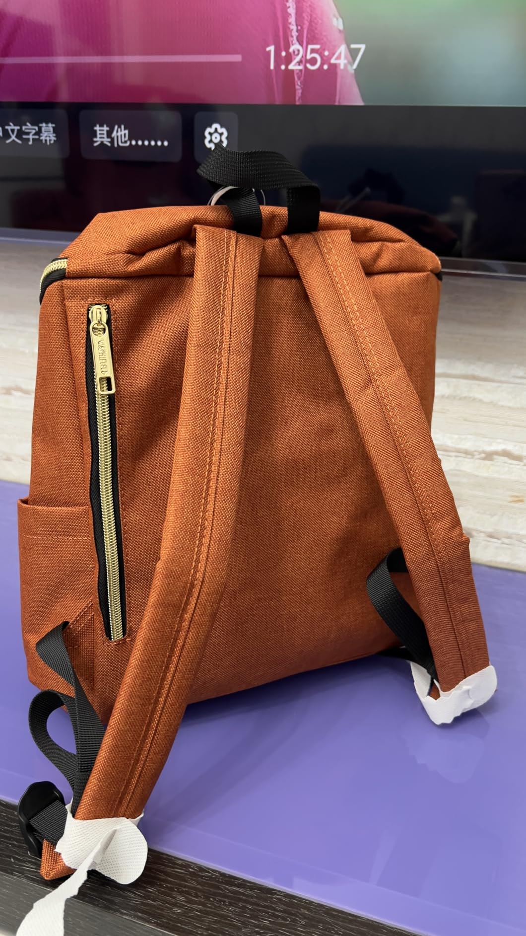 Amazon | [わちふぃーるど] 猫のダヤン リュック 軽量 撥水 コンパクト 軽い 大容量 レディース ダヤン 猫 グッズ バッグ WTMC-06 台形コンパクトリュック オレンジ ...