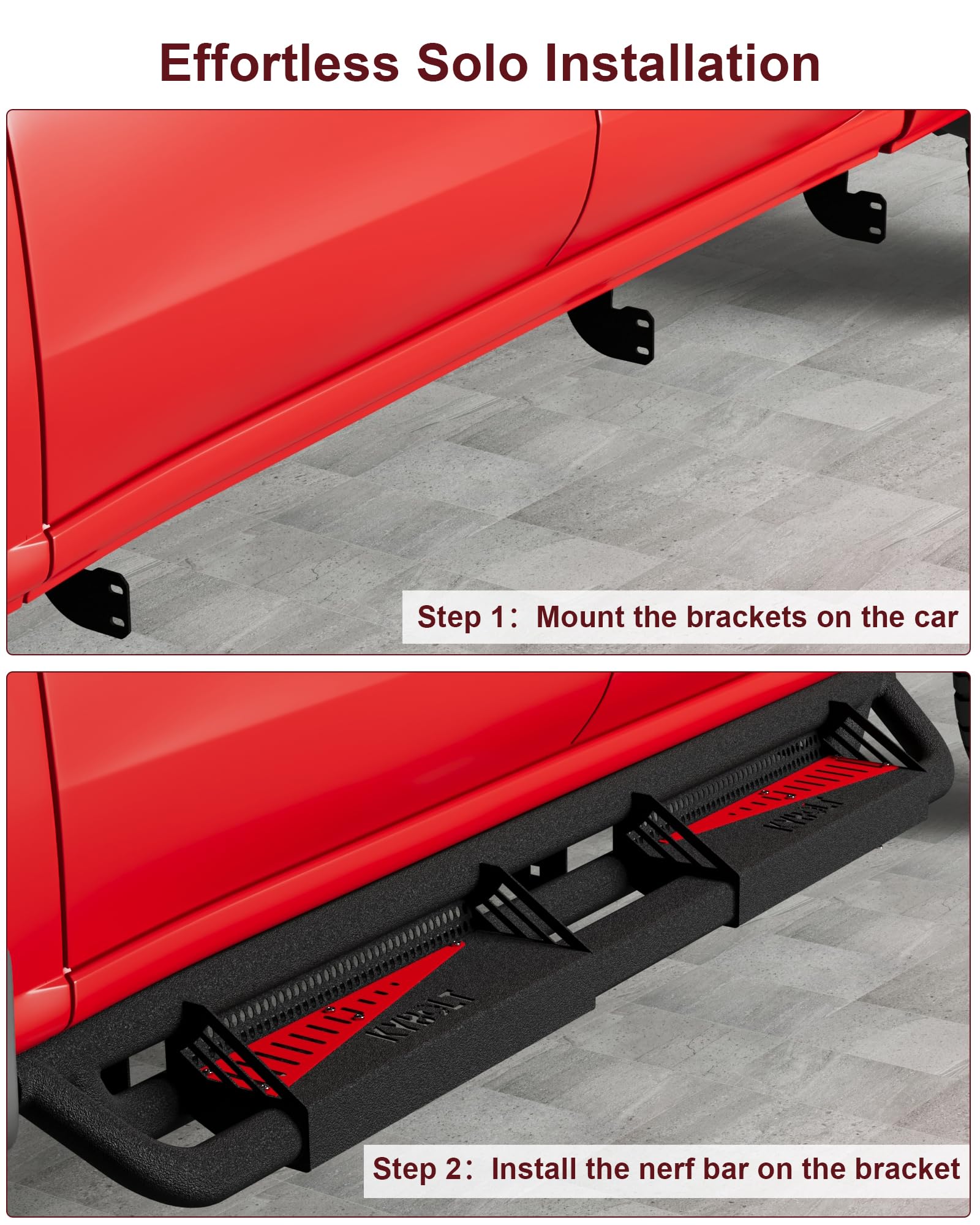 Snapklik.com : KYBOLT Running Boards Compatible