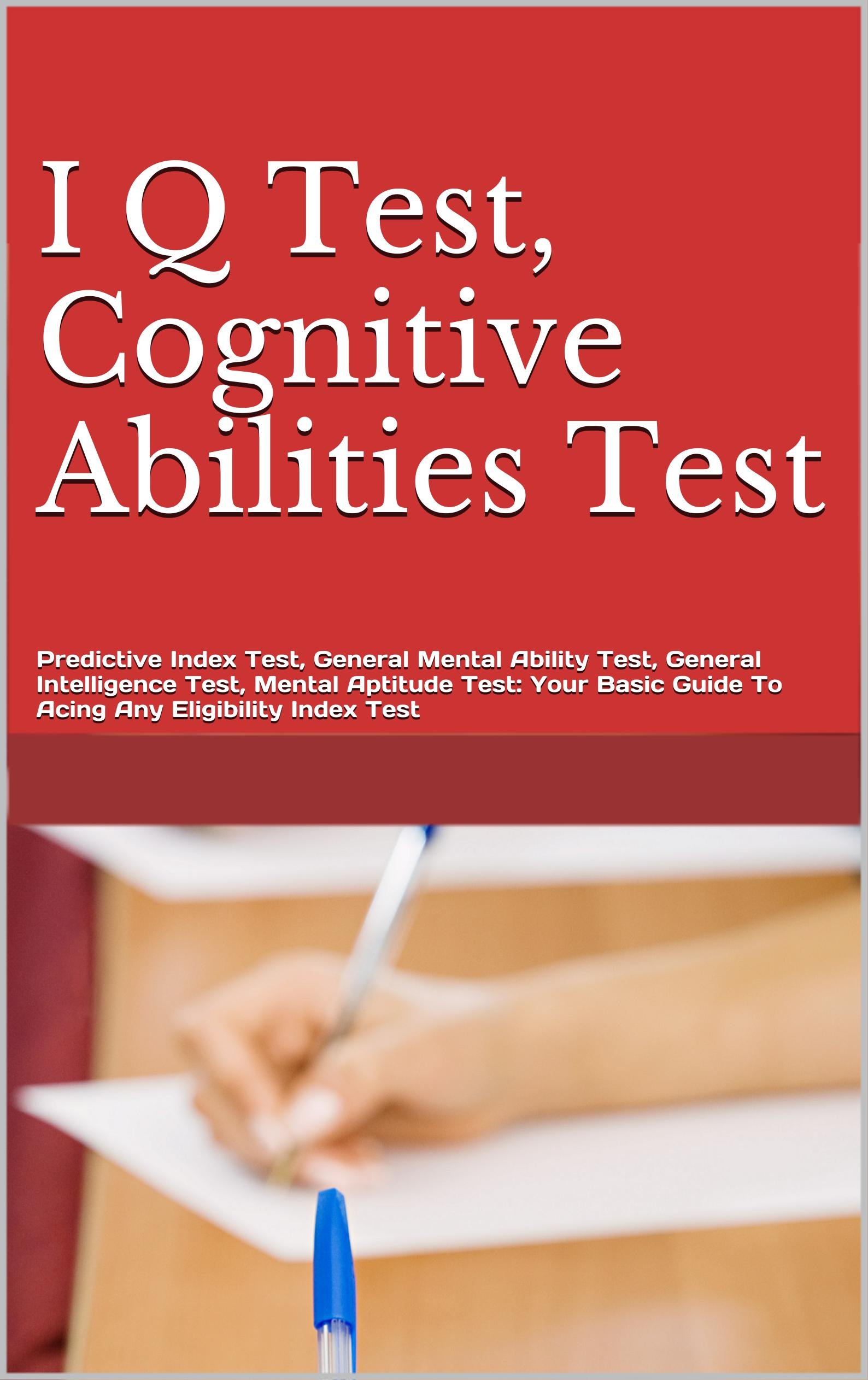 Buy I Q Test, Cognitive Abilities Test, Predictive Index Test, General ...