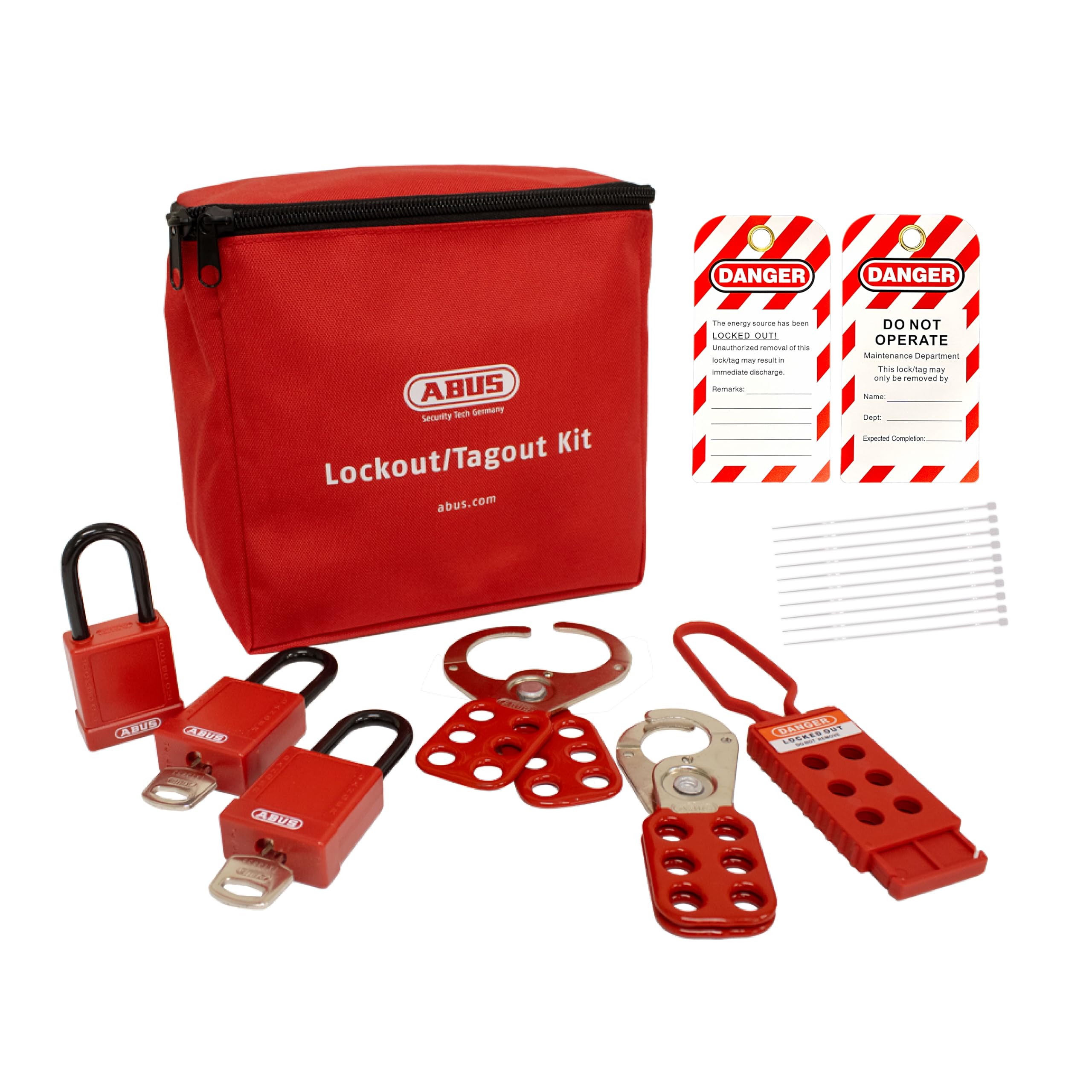 Snapklik.com : OSHA Compliant ABUS Electrical Lockout Tagout Kit - Loto Kit