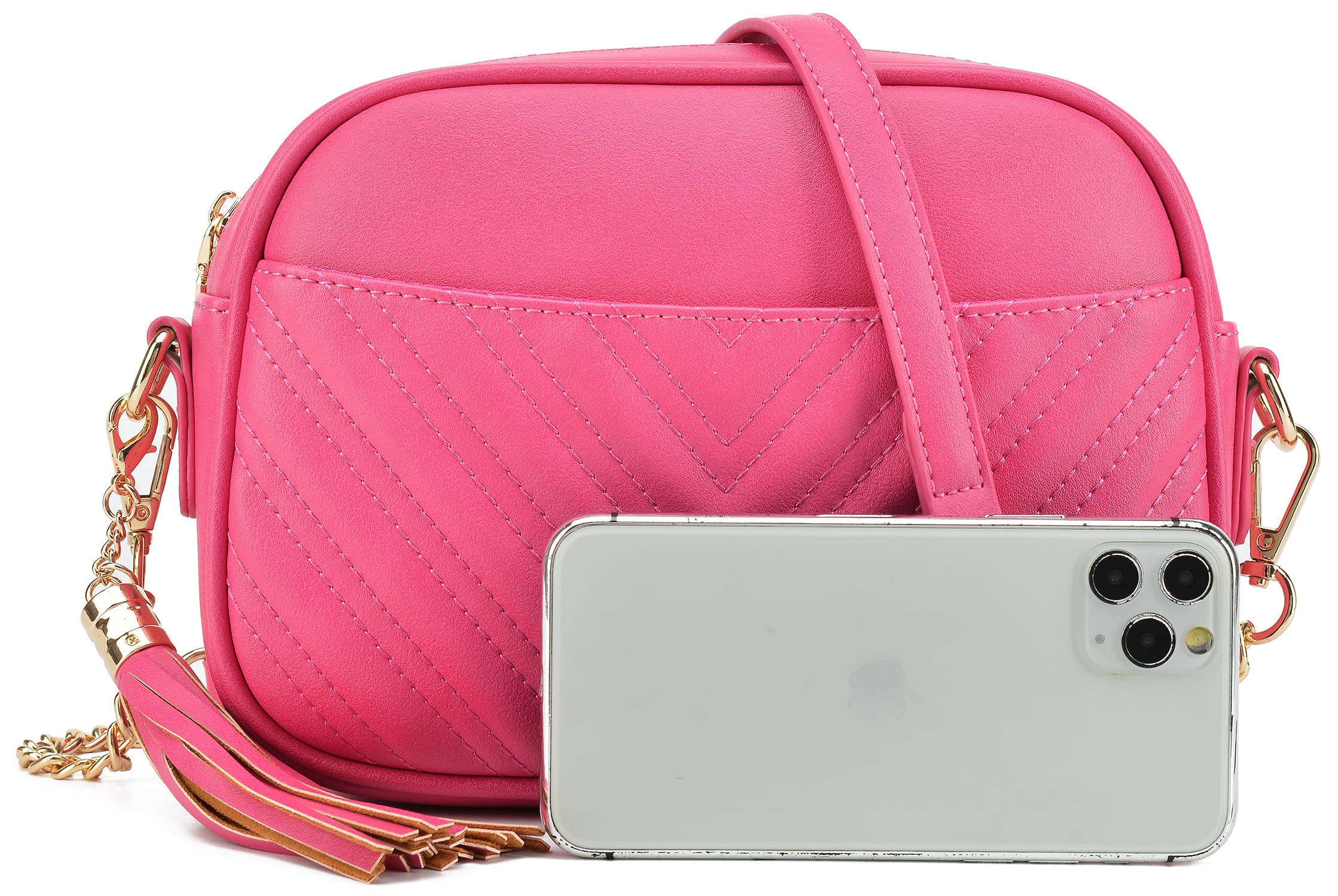 Snapklik.com : Lola Mae Quilted Crossbody Bag, Trendy Design Shoulder Purse