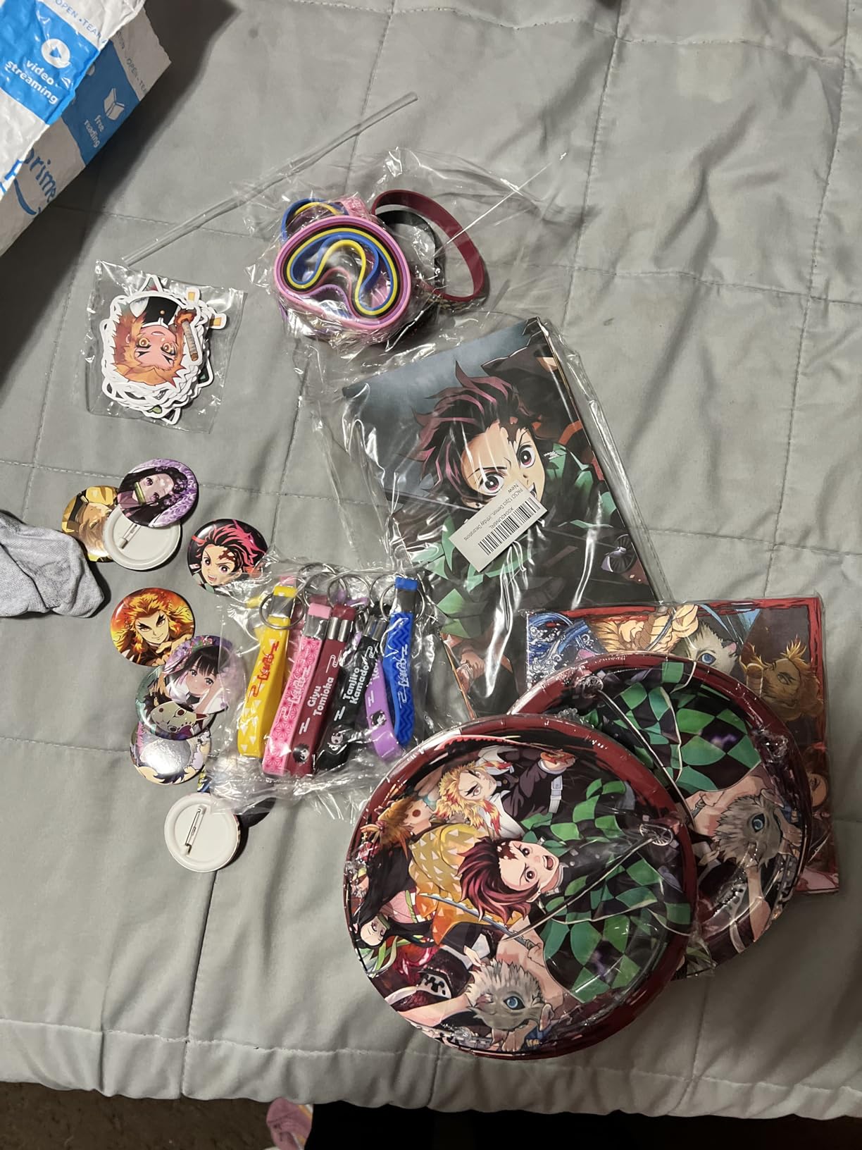 Amazon.com: PACSCI 12pcs Demon Party Favor Gift Bags Goodie Bags ...