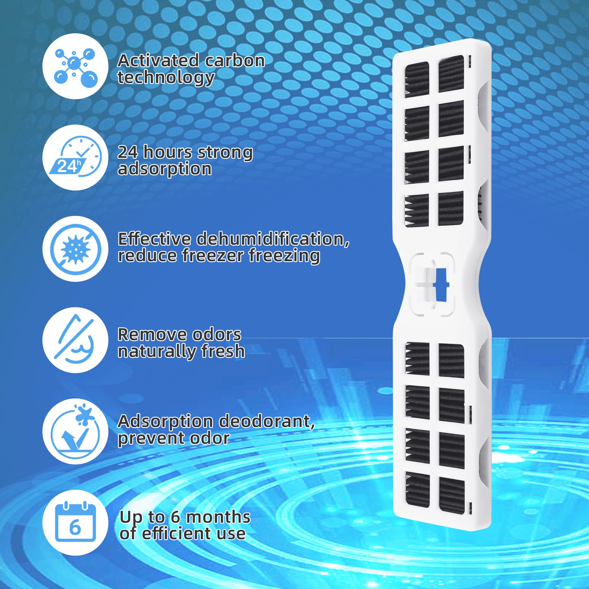 Frigidaire Air Filter Replacement 4 Premium Refrigerator Air Filter ...