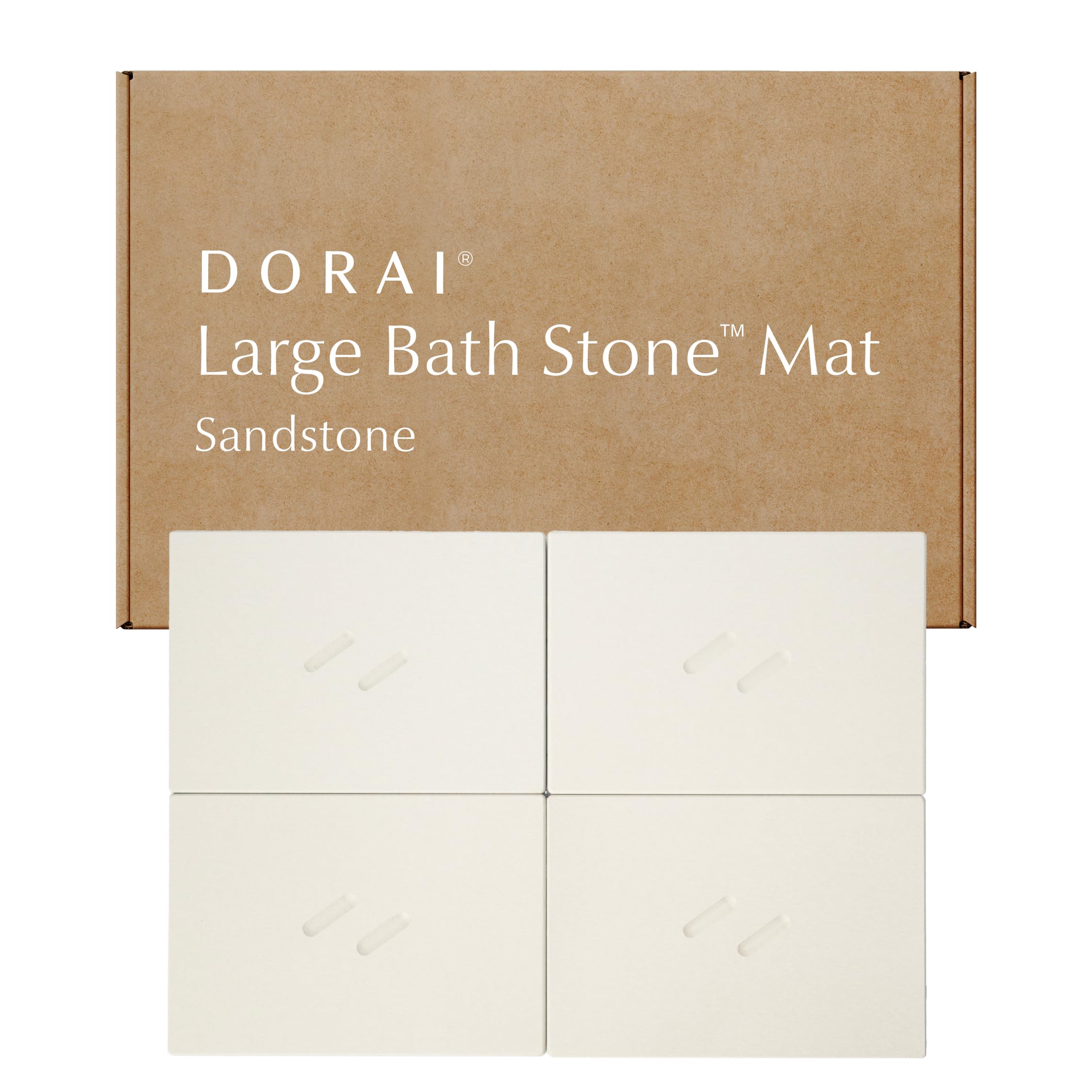 Amazon.com: Dorai Home Stone Bath Mat for Bathroom – Large, Quick ...