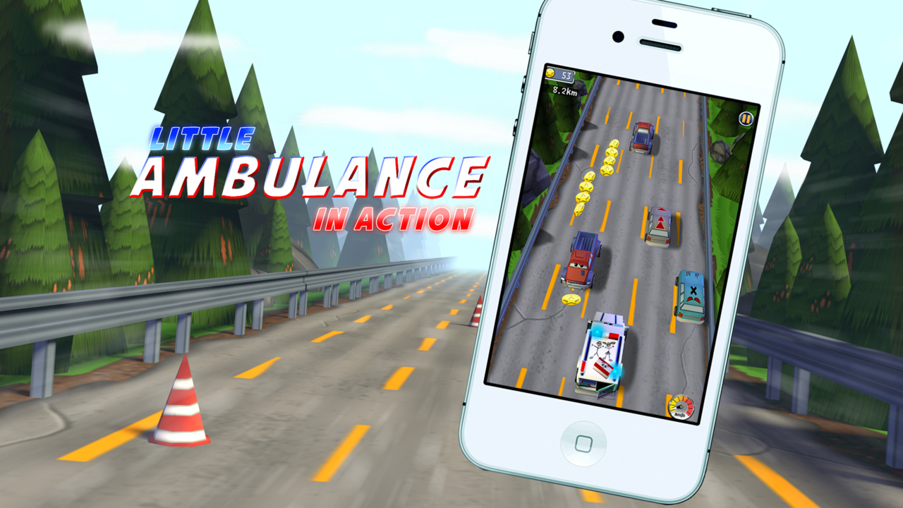 Little Ambulance in Action Kids: 3D Fun Exciting Driving for Kids with ...