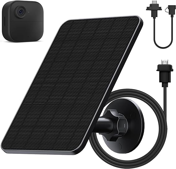 Amazon.com: Solar Panel for Blink Outdoor 4th Gen and 3rd Gen XT3 XT2 ...