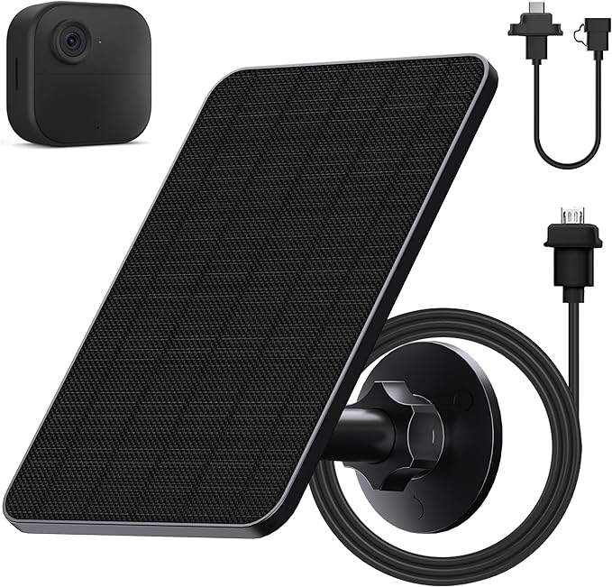 Amazon.com: Solar Panel for Blink Outdoor 4th Gen and 3rd Gen XT3 XT2 ...