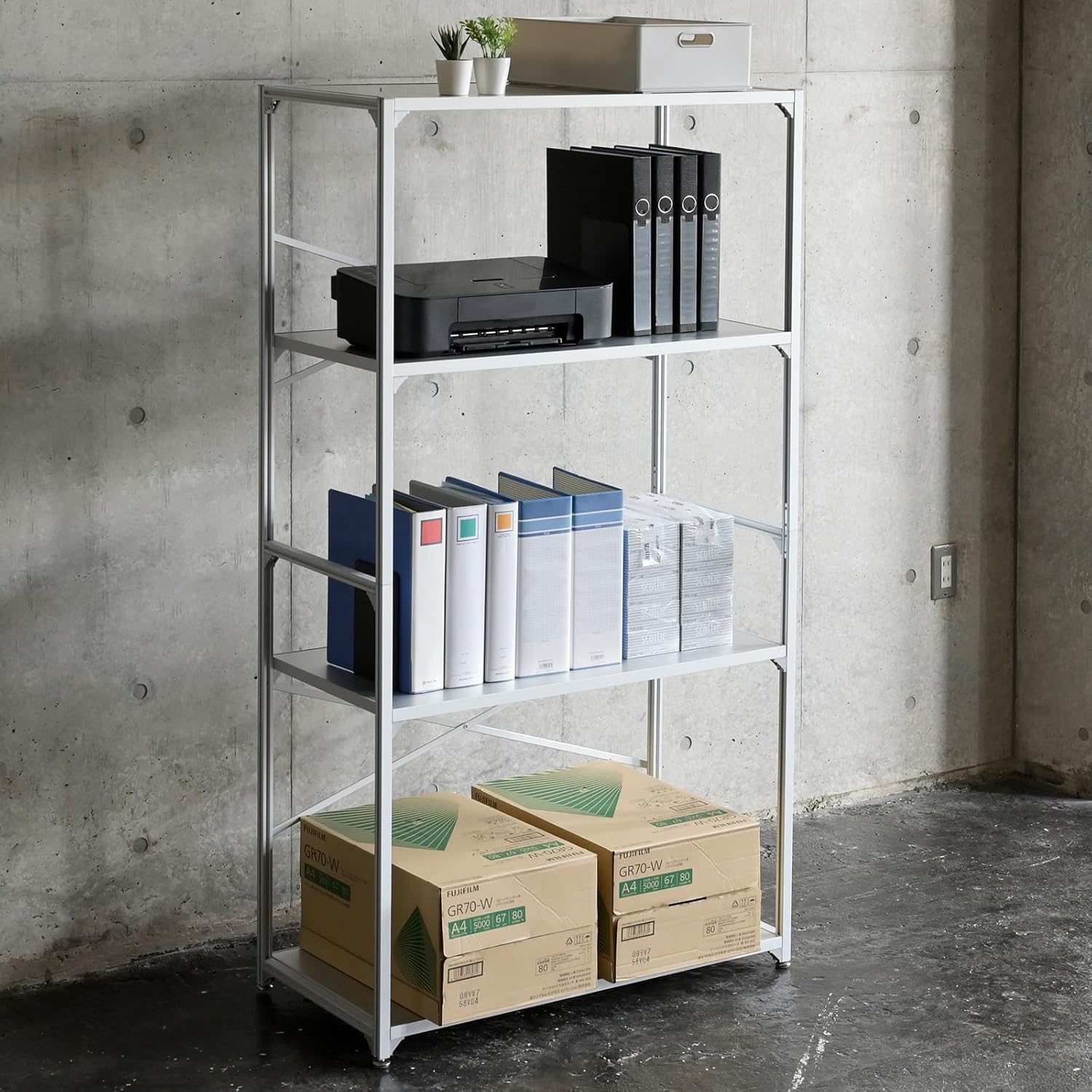 Amazon.com: 山å–„(YAMAZEN) General Purpose Storage Racks Silver : Video ...
