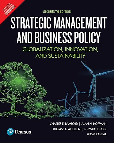 Buy Strategic Management And Business Policy Globalization