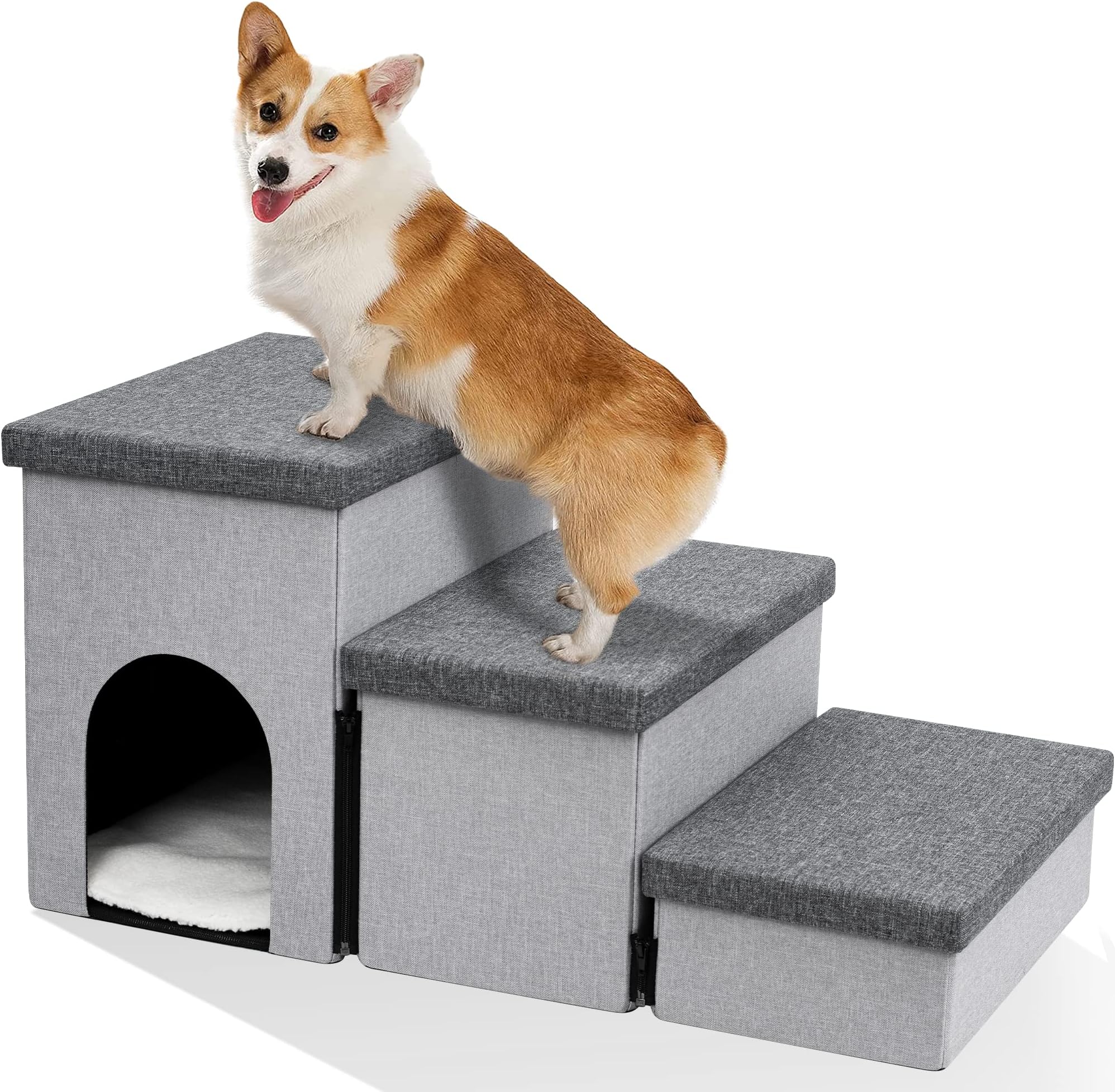 Amazon.com : Dog Stairs for Small Dogs, 31" Dog Steps to Beds Couch ...