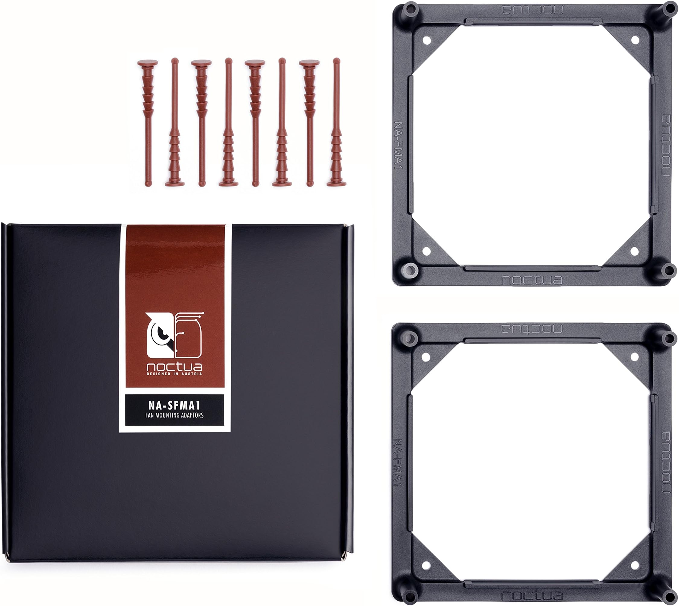 Amazon.com: Noctua NA-SFMA1, 140 to 120mm Fan Mounting Adaptors for ...