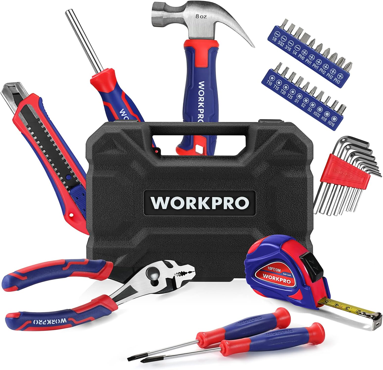 Prostormer 160-Piece Home Repair Tool Set, General Household Hand Tool ...