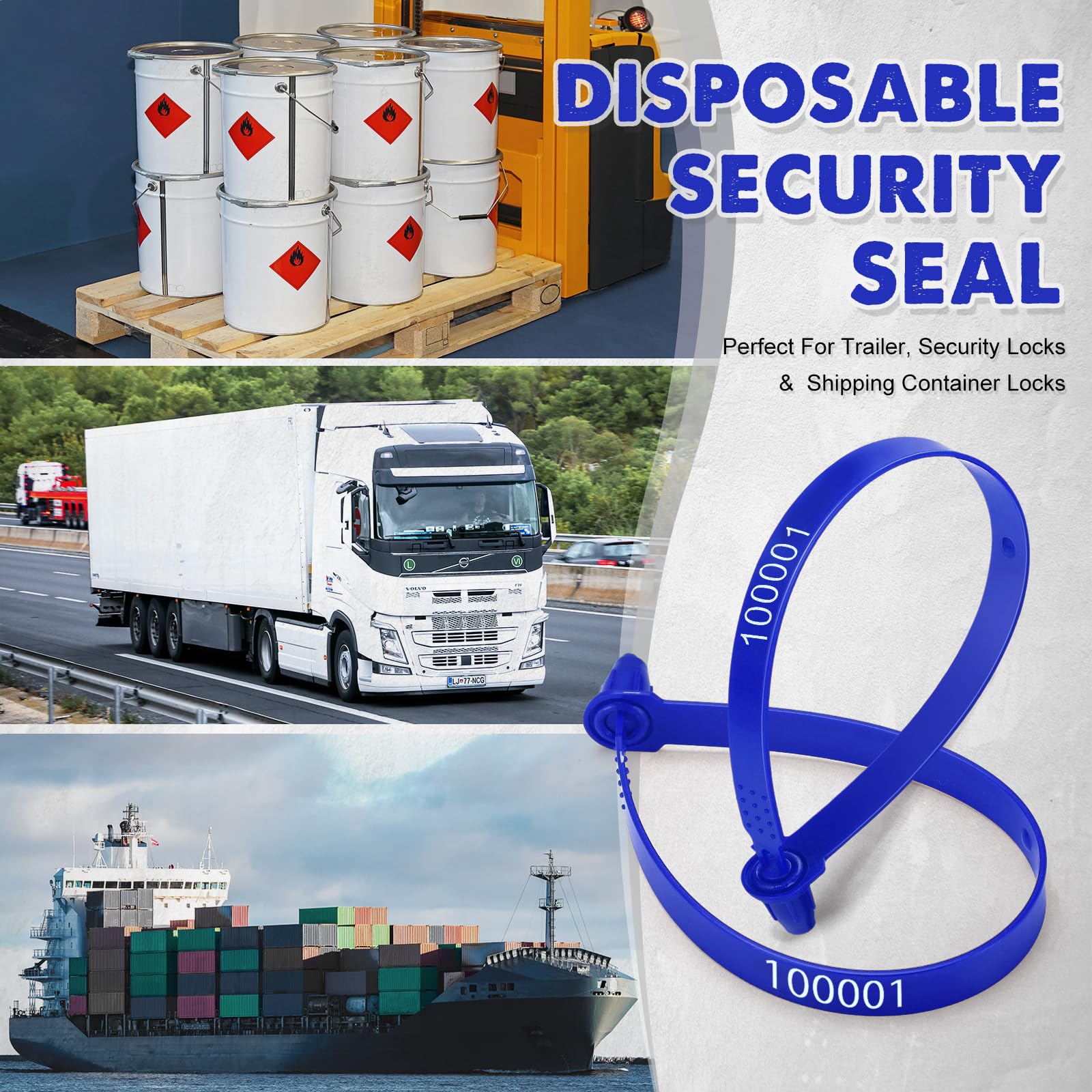 Snapklik.com : Roowest 1000 Pcs Plastic Truck Trailer Door Seals ...