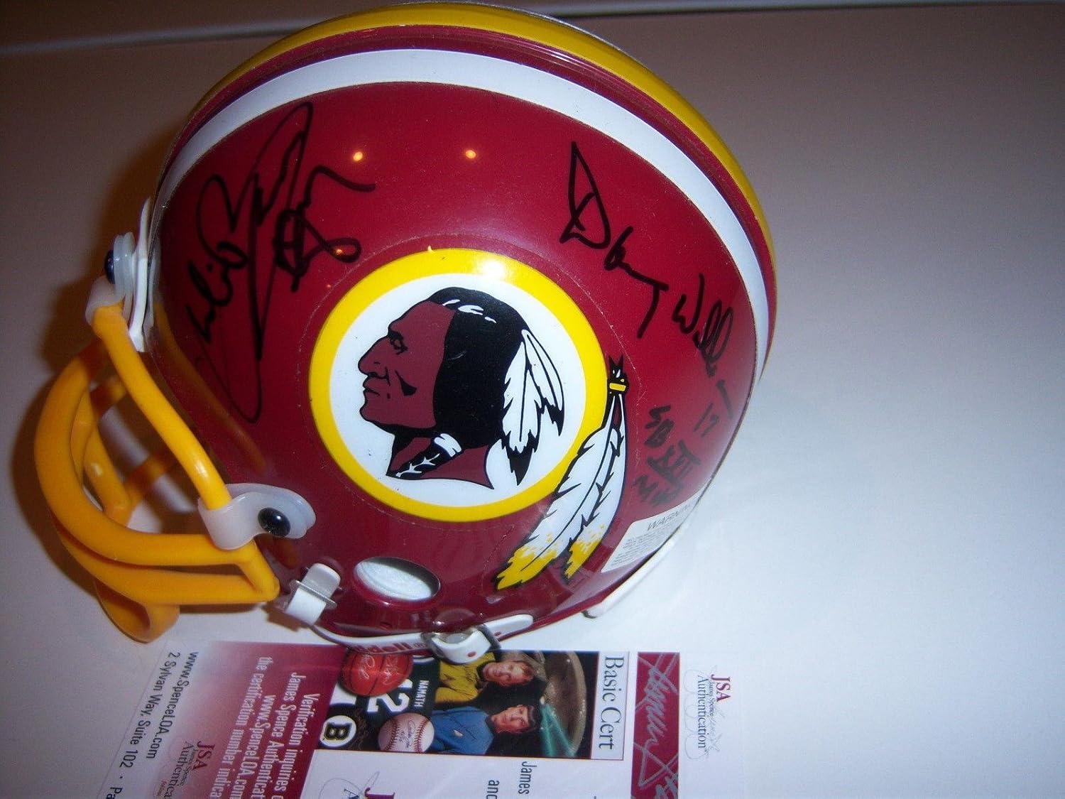 Amazon.com: Doug Williams Autographed Mini Helmet - Champ Bailey coa ...