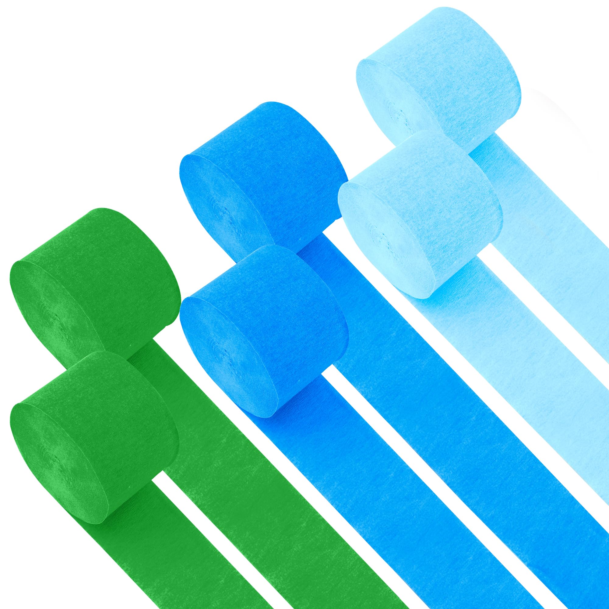 Amazon.com: Crepe Paper Streamers, 6 Rolls 492ft Party Streamers, Pack ...