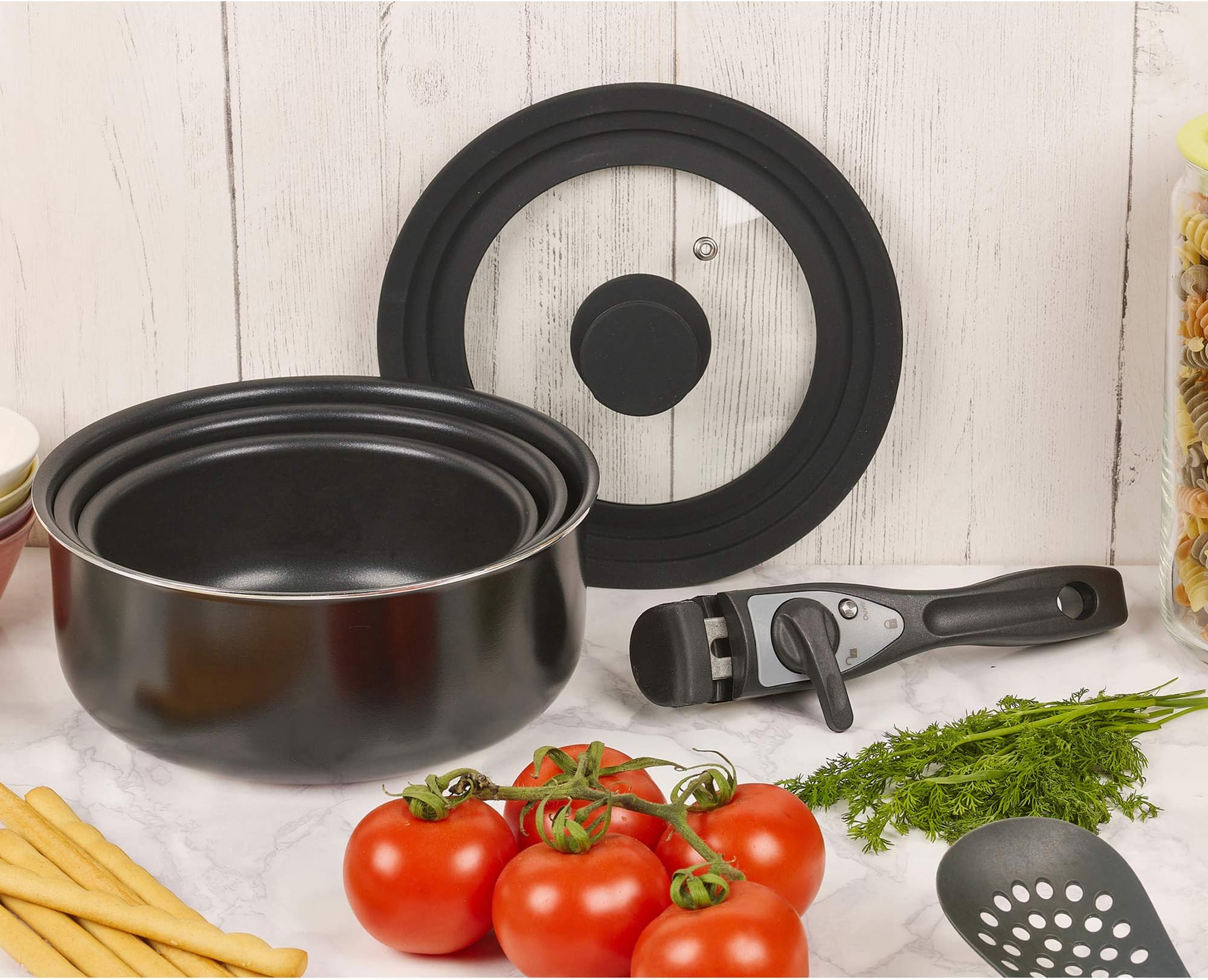 Tower T900150 Freedom 13pc Cookware Set with Black Diamond Coating ...