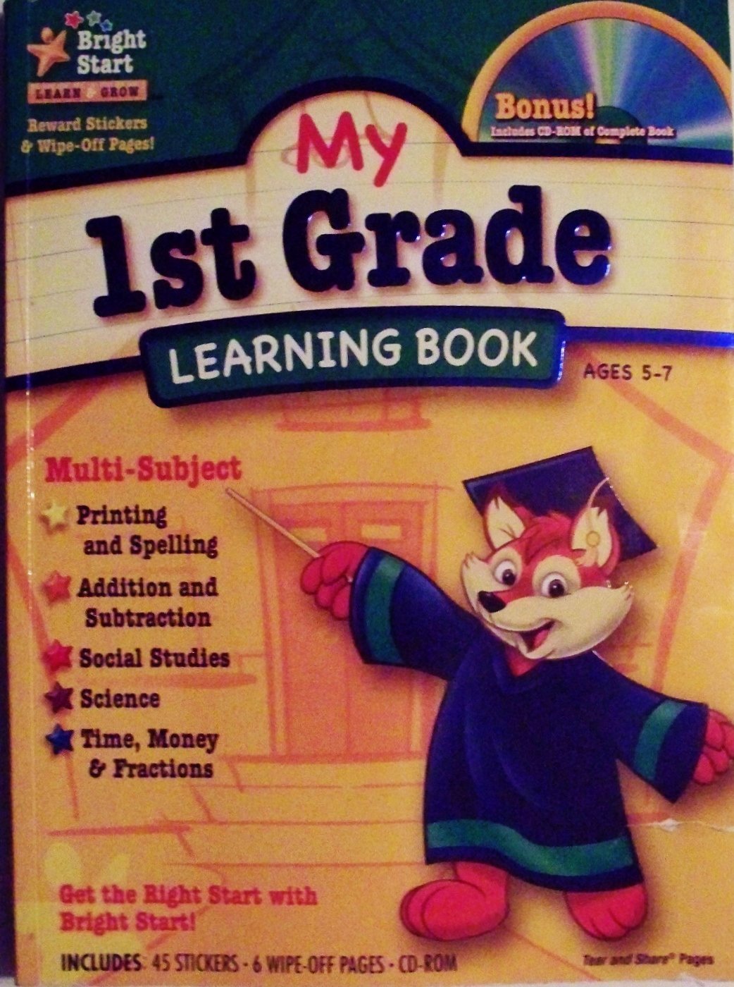 My 1st Grade Learning Book (Bright Start) (ages 5 - 7): Bright Start ...