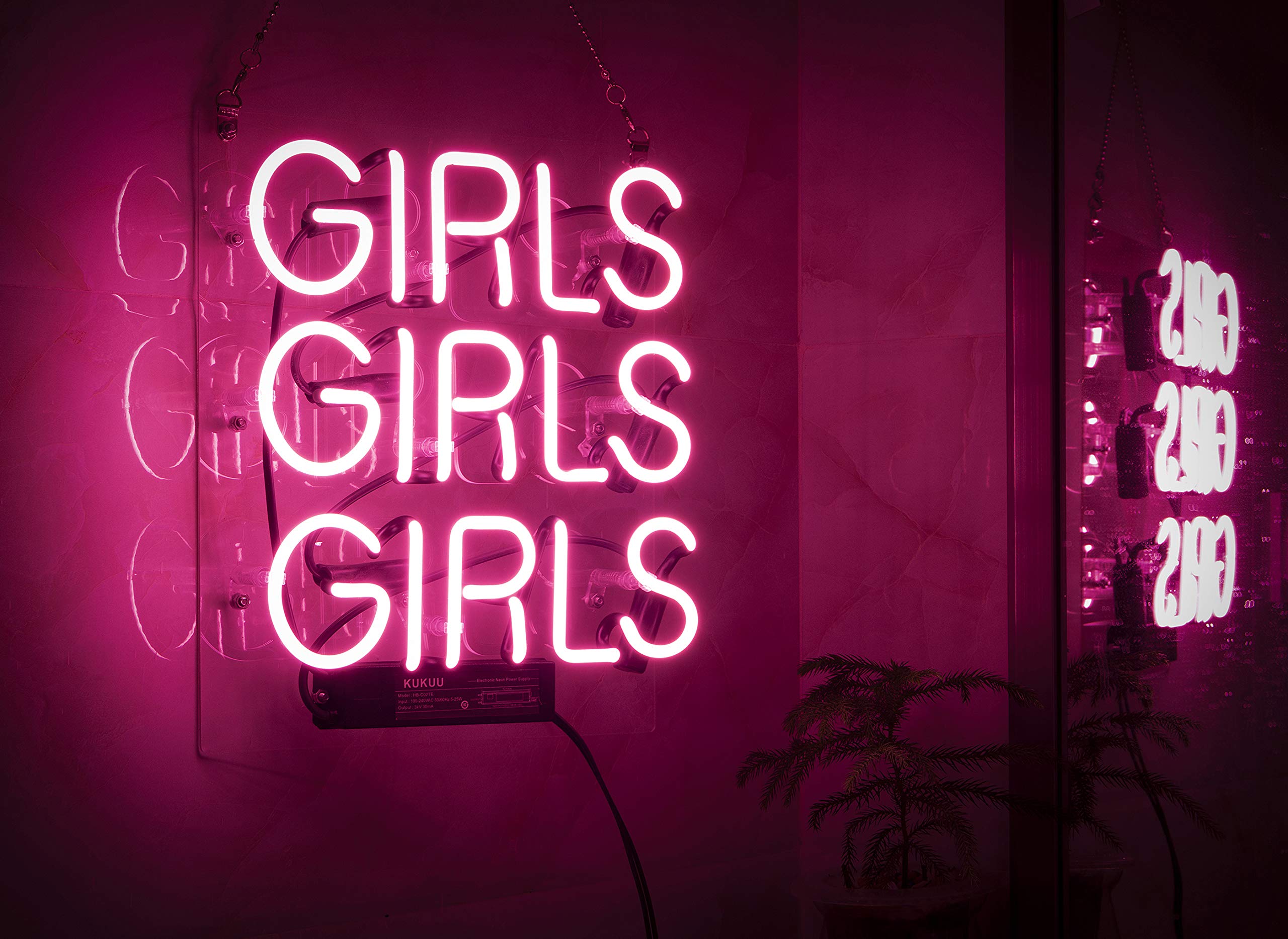 Neon Signs Girl Girls Girls Girls Neon Signs Girl Wall Decor Neon Light ...
