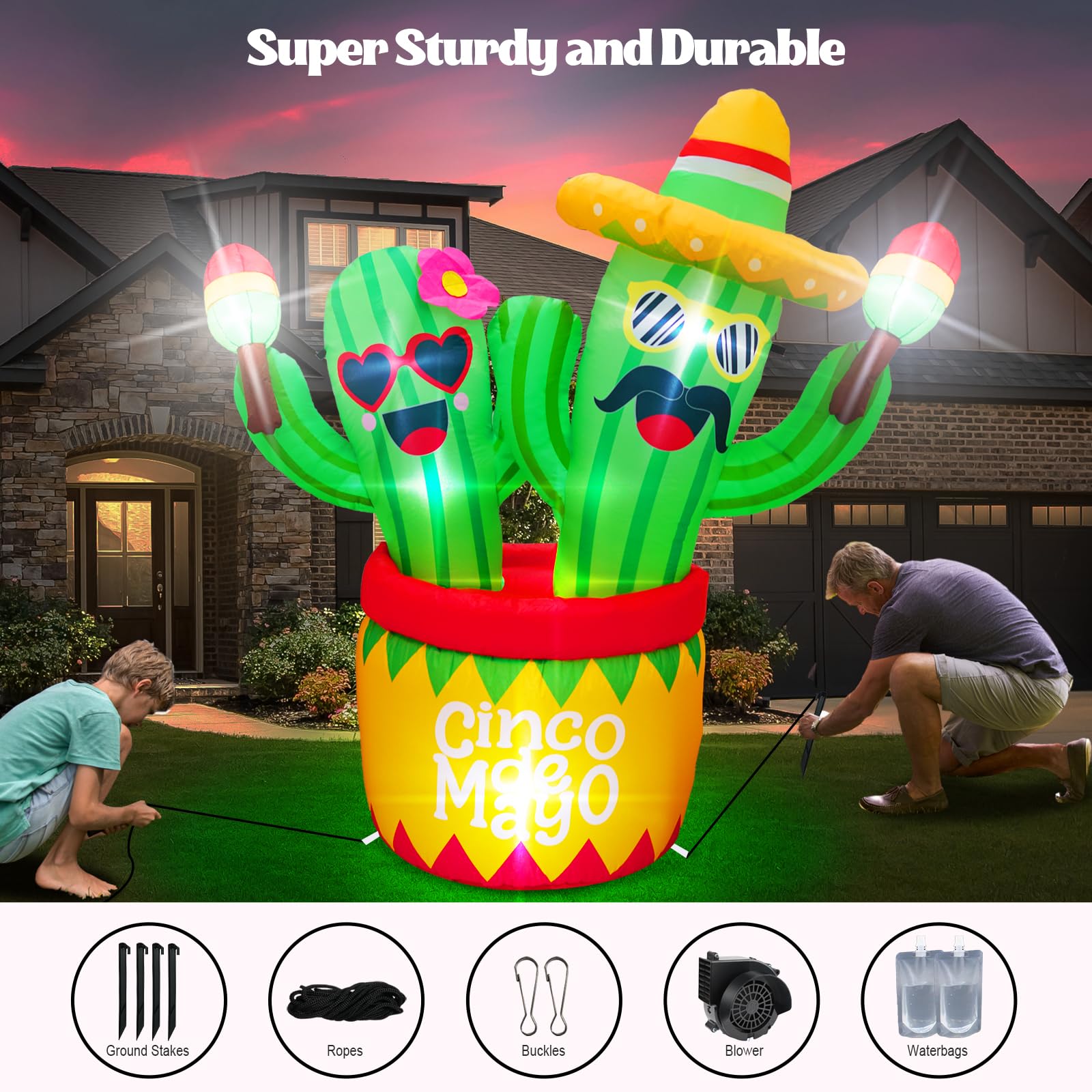 Snapklik.com : Parayoyo 6FT Tall Cinco De Mayo Inflatables, Mexican ...