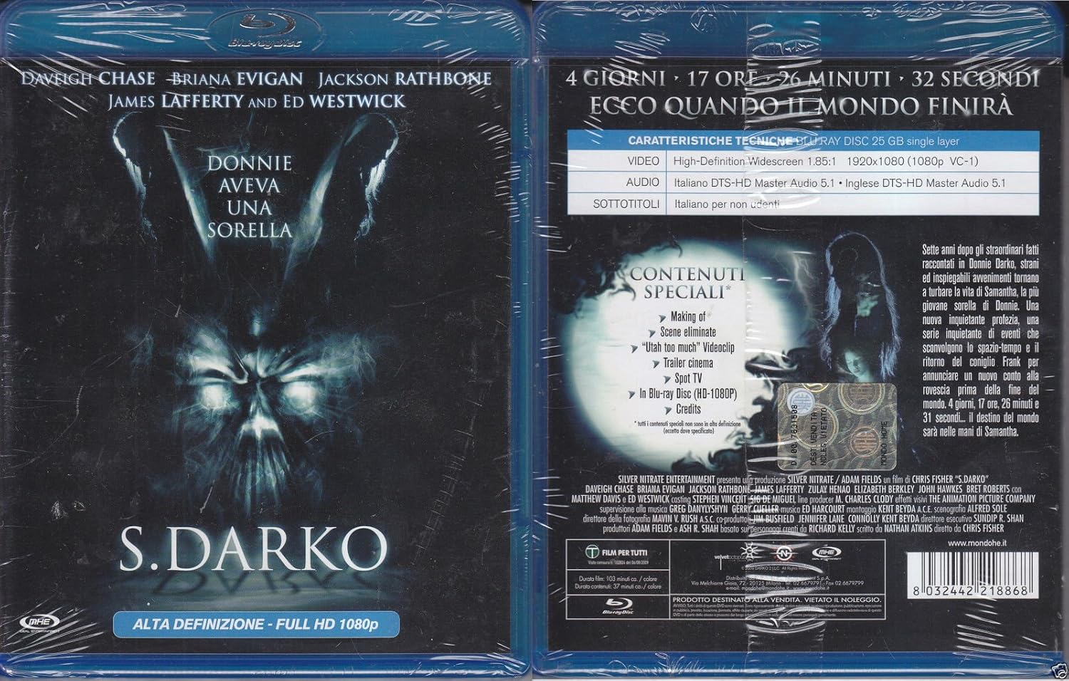 S. Darko: Amazon.ca: Briana Evigan, Daveigh Chase, Elizabeth Berkley ...