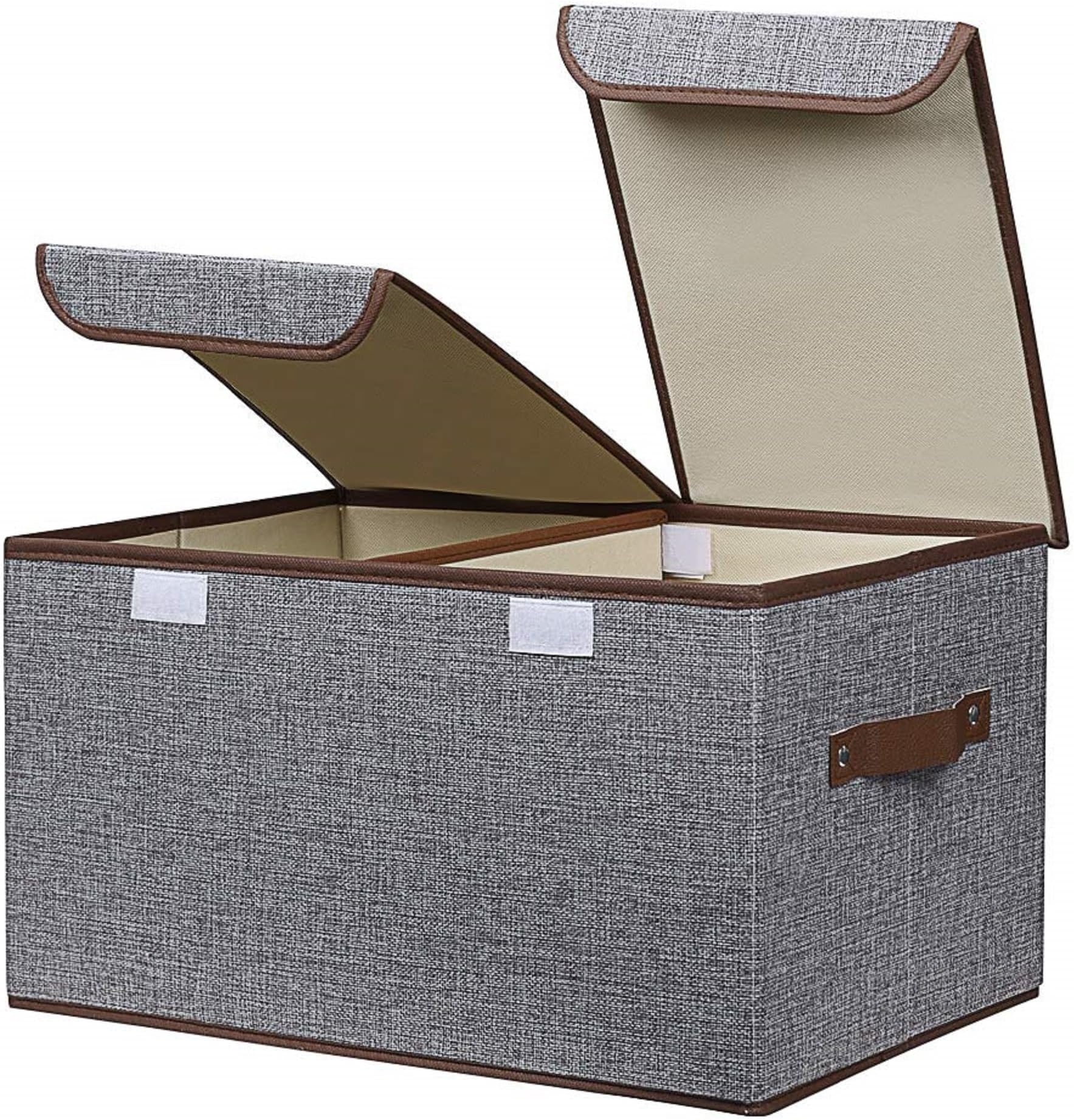 Sisliya Storage Boxes with Lid Handles Office, Living Room Storage ...