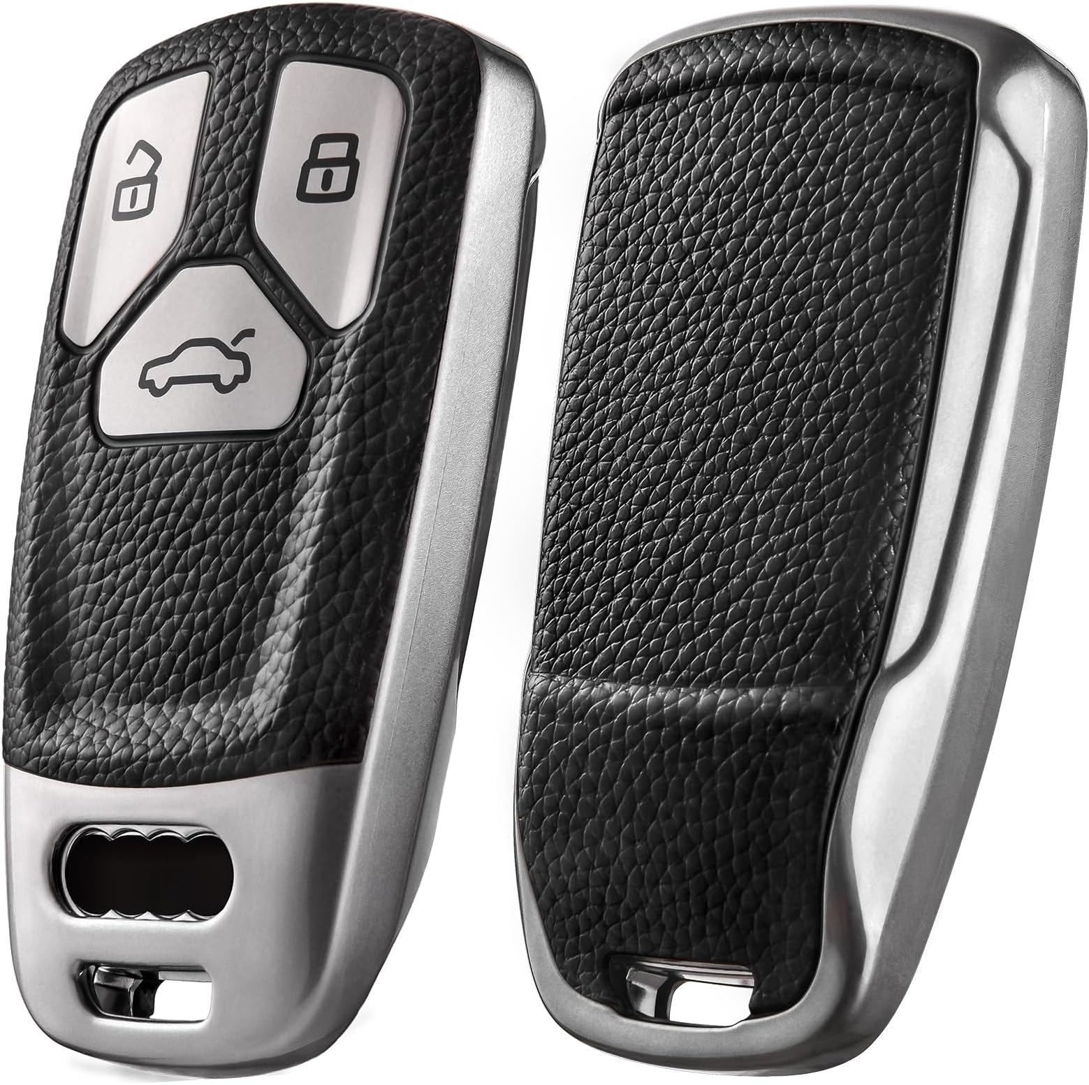 PANPHEN Car Key Cover Compatible with Audi A4L A6L A8 Q5 Q7 TTS TT 3 ...