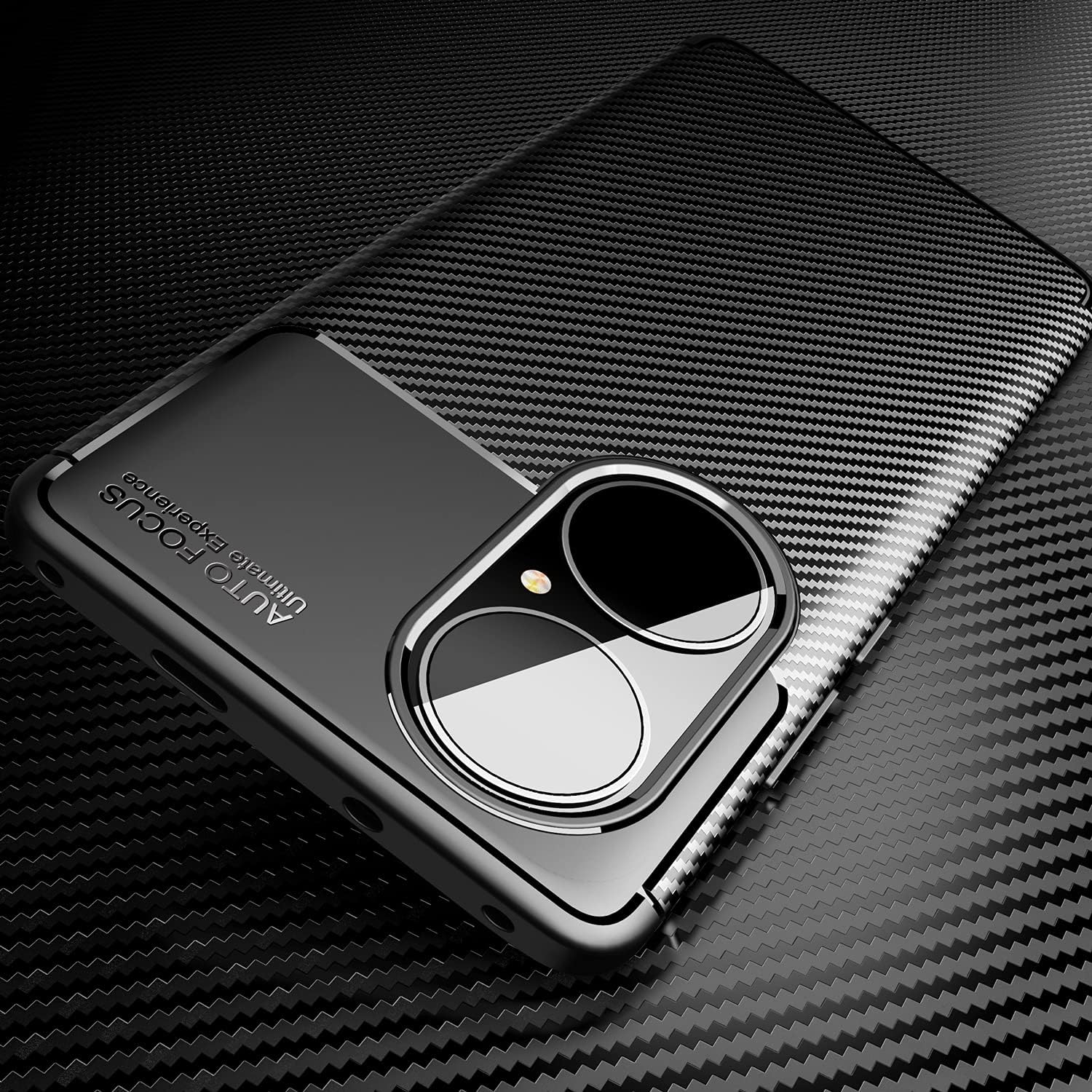 CruzerLite Carbon Fiber Texture Design Cover Shock Absorption Huawei ...