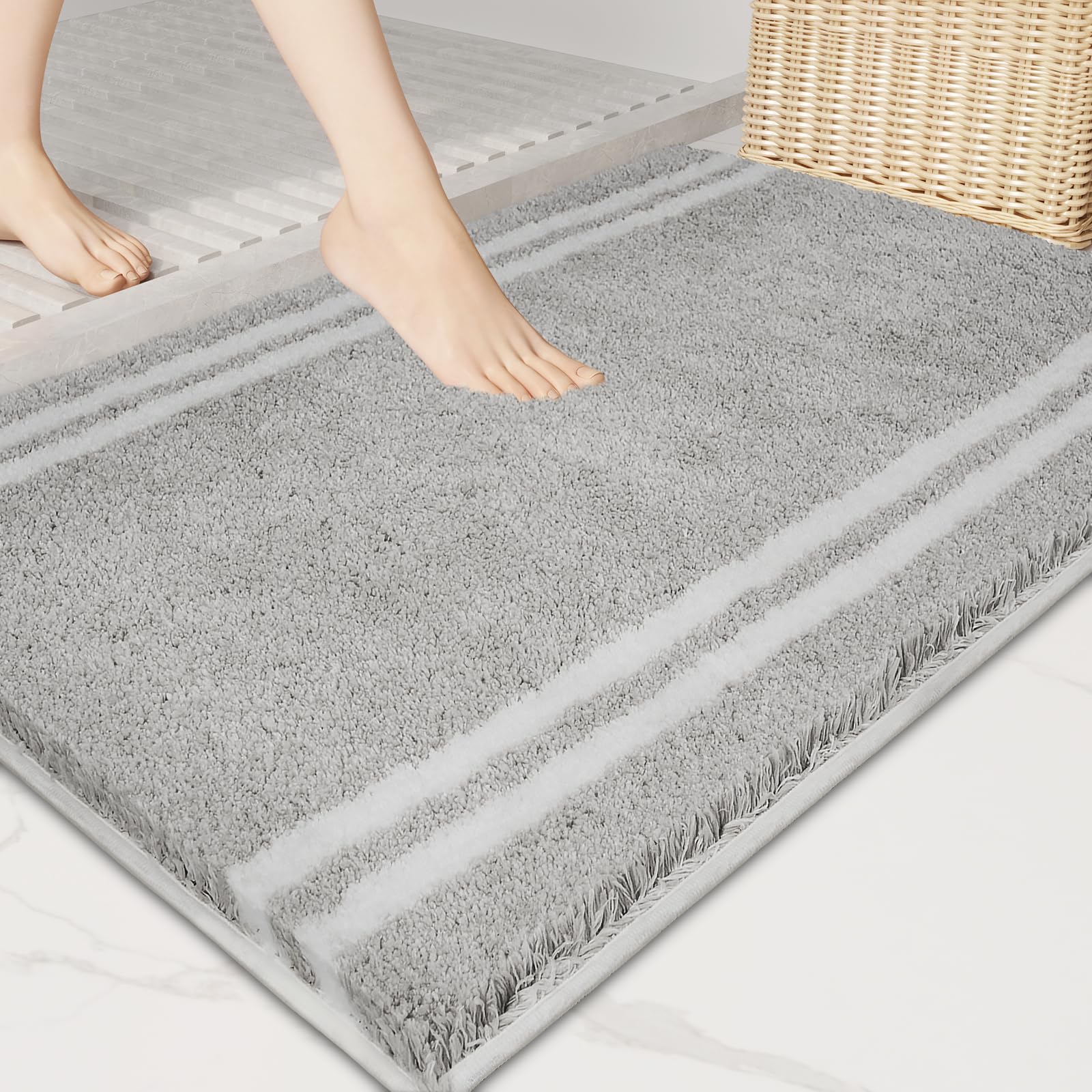 Shop the Best Bathroom Rugs and Mats Online - Olanly Home Goods
