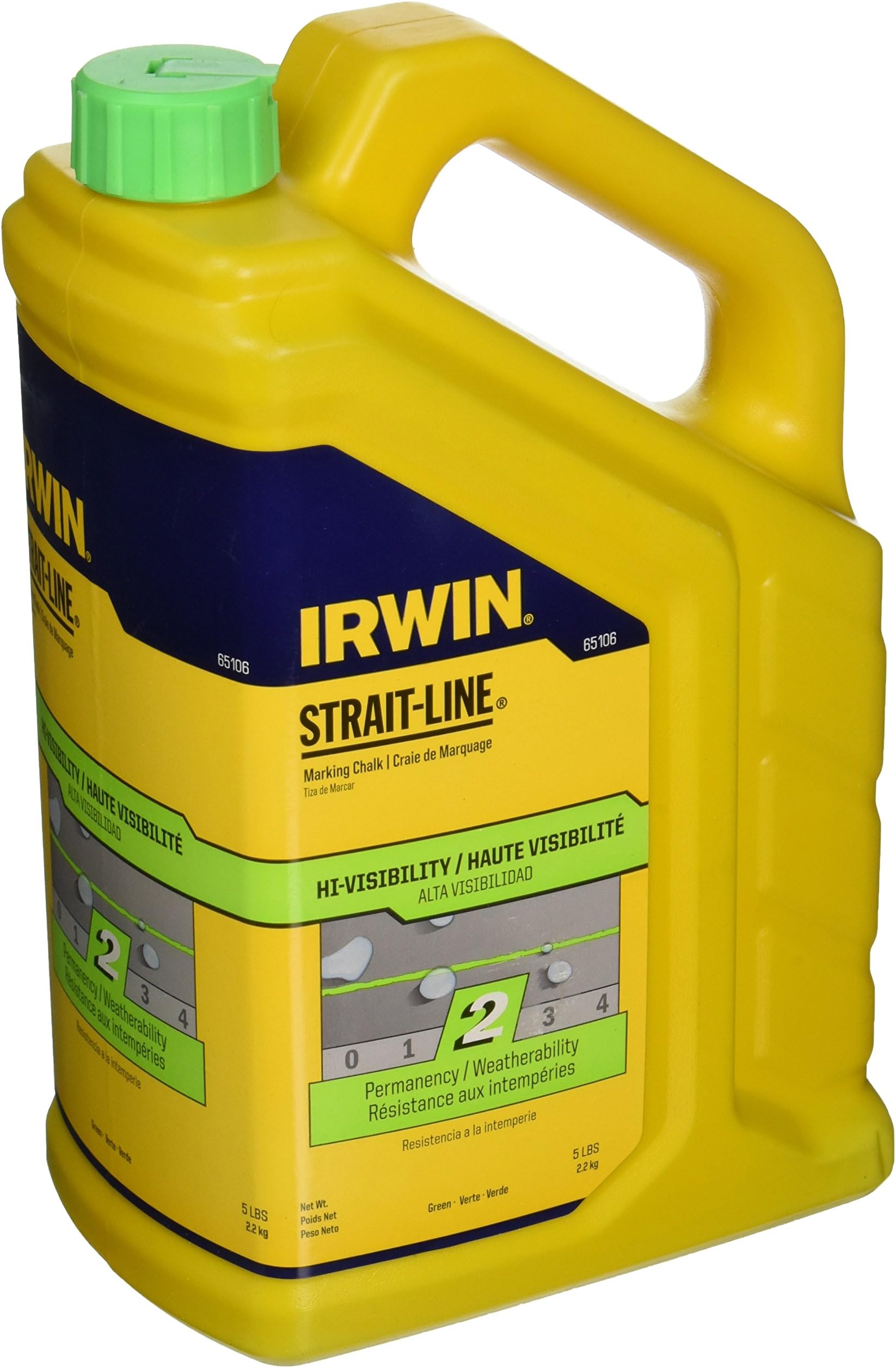 IRWIN Tools STRAIT-LINE 65201 Standard Marking Chalk, 2.5-pound, Blue ...