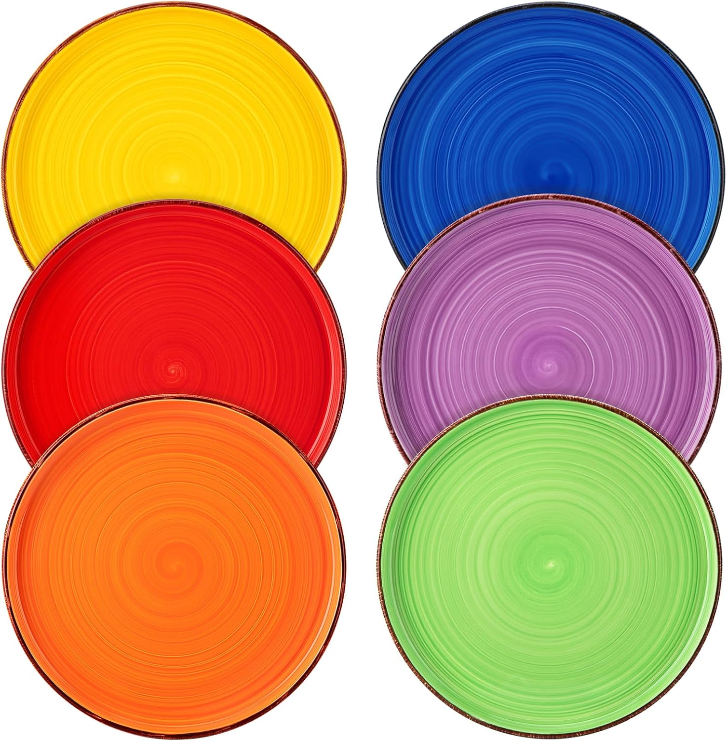 vancasso Bonita Salad Plates Sets - Ceramic Dinner Plates, Microwave ...