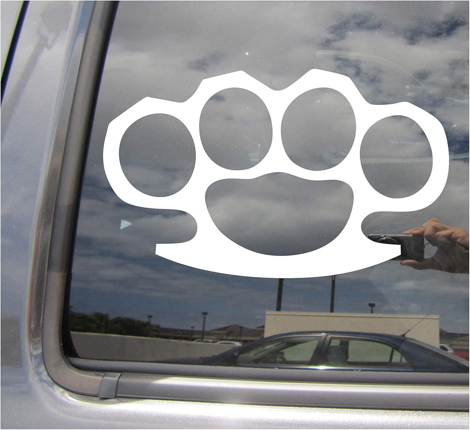 Amazon.com: Right Now Decals Brass Knuckles Knucks Knucklebusters ...