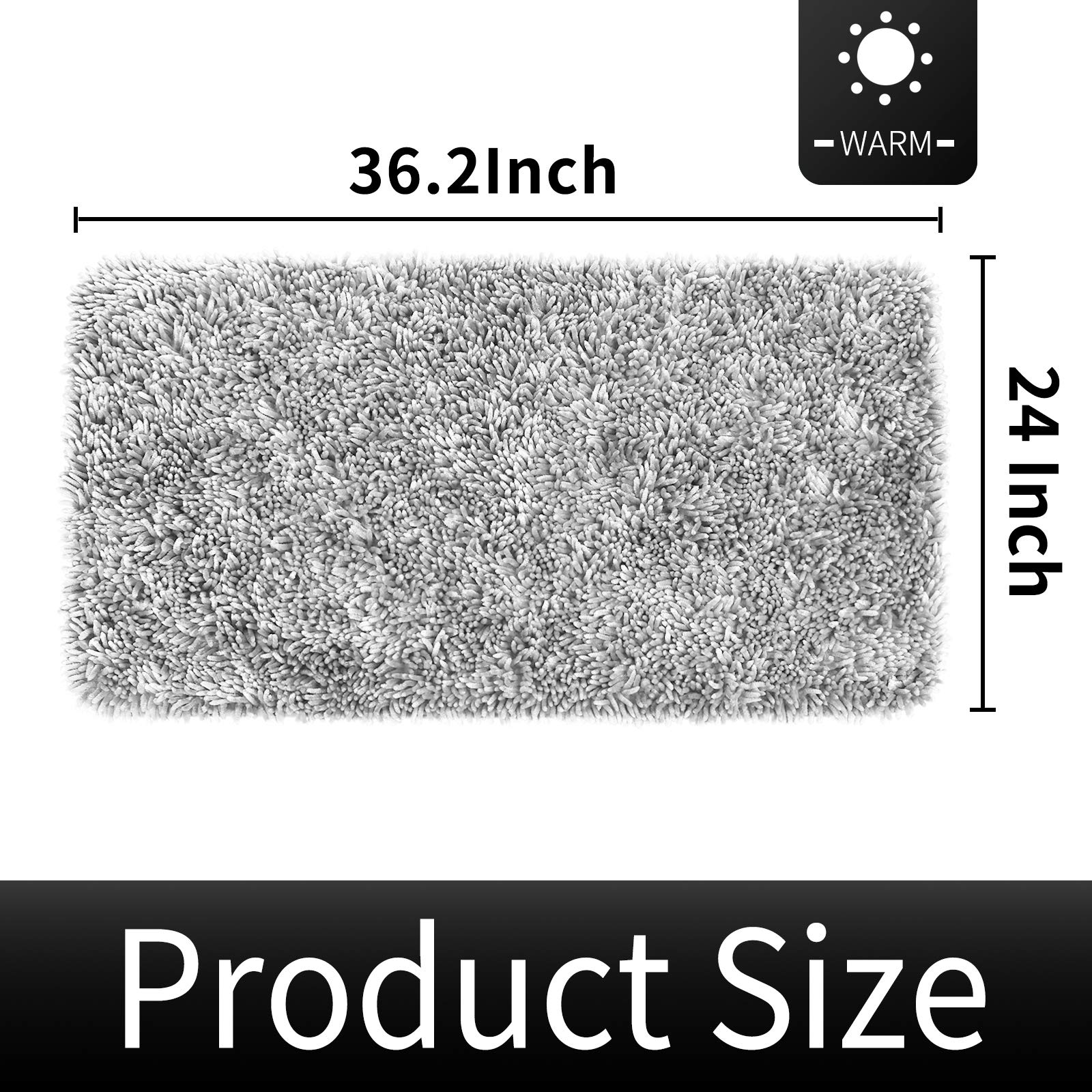 Yimobra Original Shiny Chenille Bath Rug Soft Shaggy Premium Non Slip yimobra-original-shiny-chenille-bath-rug-soft-shaggy-premium-non-slip