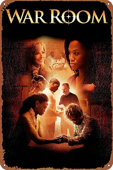 Amazon.com : War Room Movie poster Poster Vintage Tin Sign for Bar ...