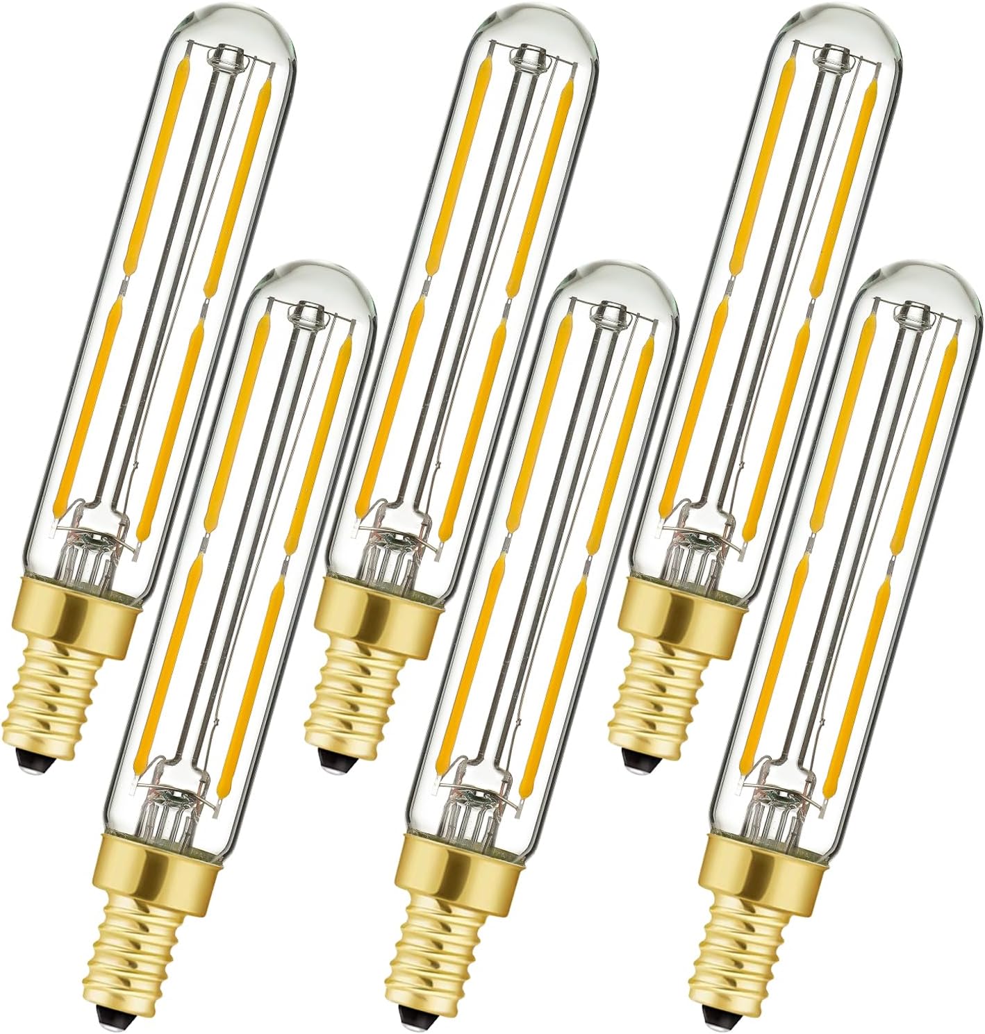 Leools E12 Candelabra Bulb 60watt, Frosted LED Chandelier Light Bulbs ...