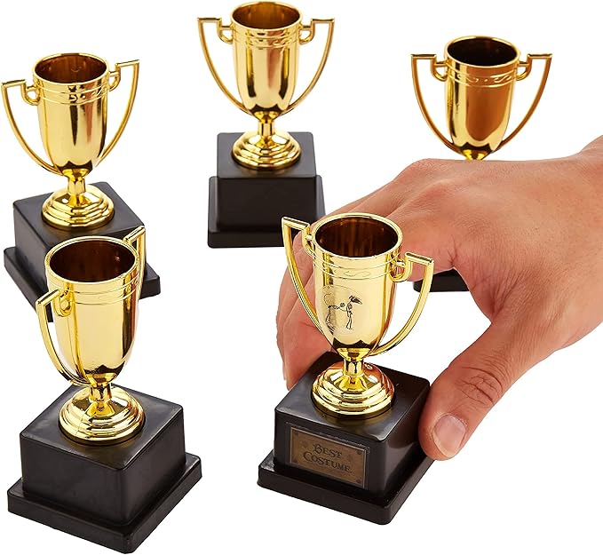 Amazon.com: Halloween Costume Contest Trophies, 5-Pack – Customizable ...