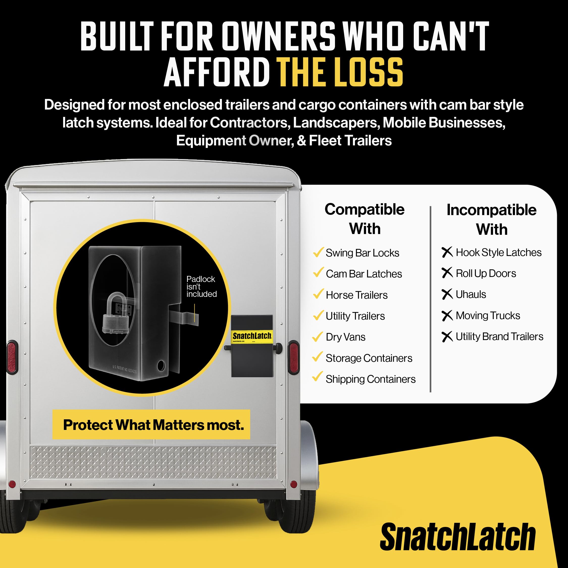 Snapklik.com : SnatchLatch Shipping Container Lock Box Heavy-Duty Steel ...