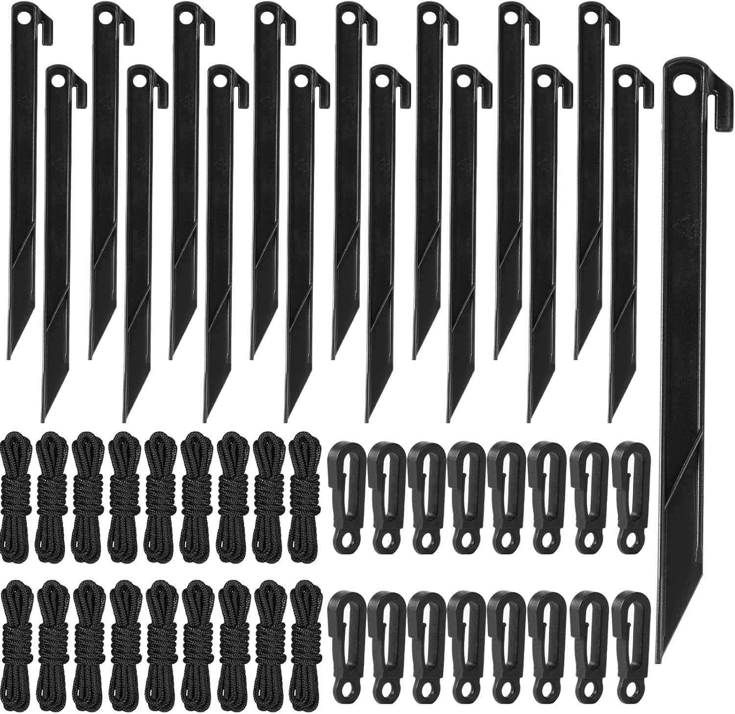 Amazon.com : 18 Sets Inflatable Stakes and Tethers Plastic Tent ...