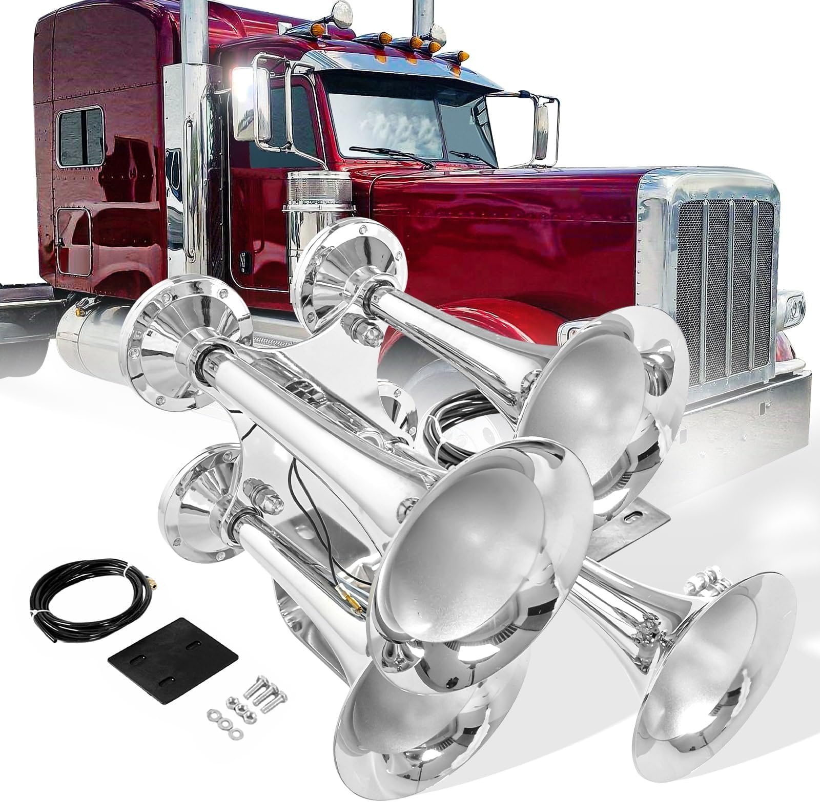 Amazon.com: 600DB Train Horn for Truck, Train Horns for Pickup Trucks ...