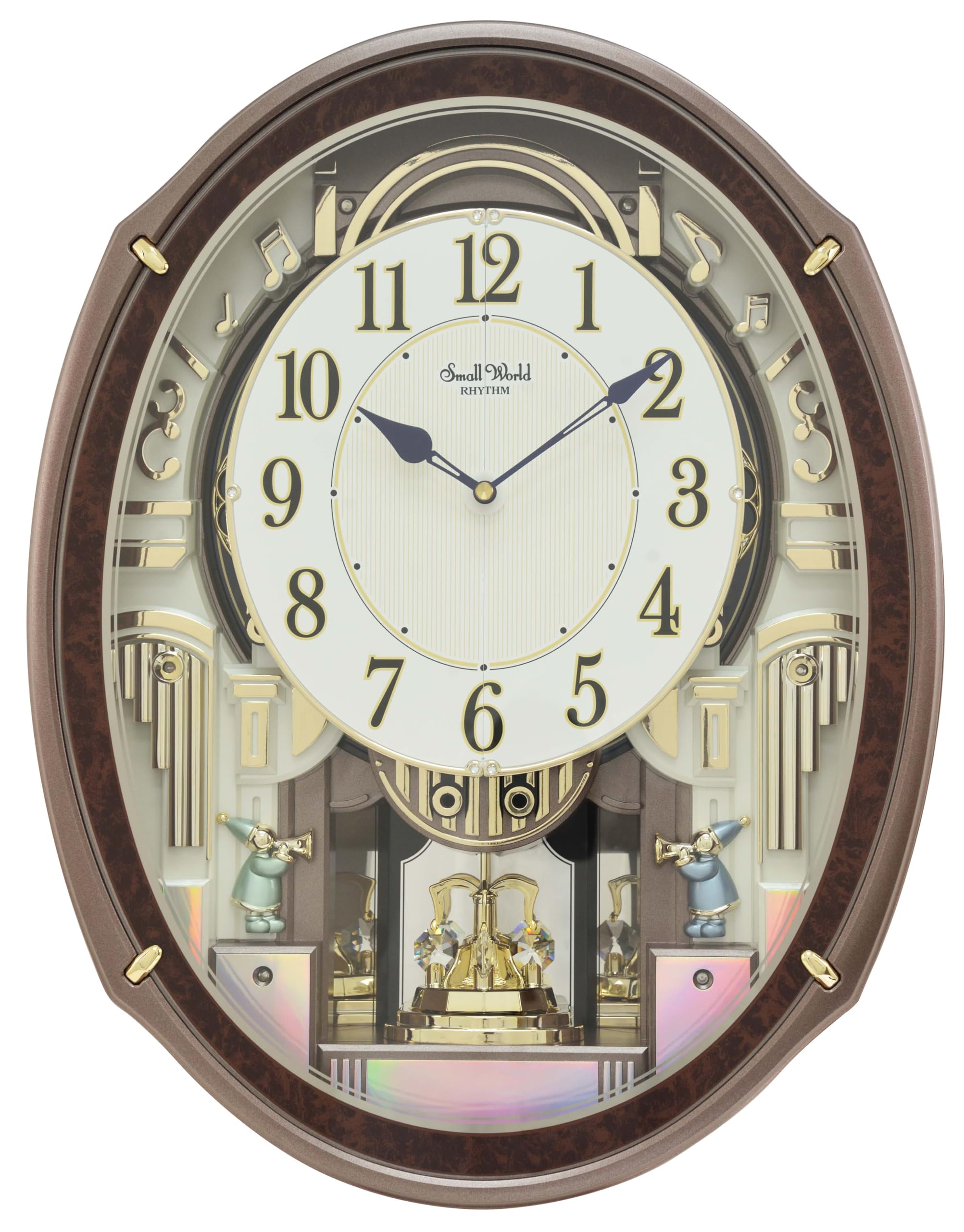 Amazon.com: RHYTHM 4MH423WR23 Harmony Blessing, Wall clock : Home & Kitchen