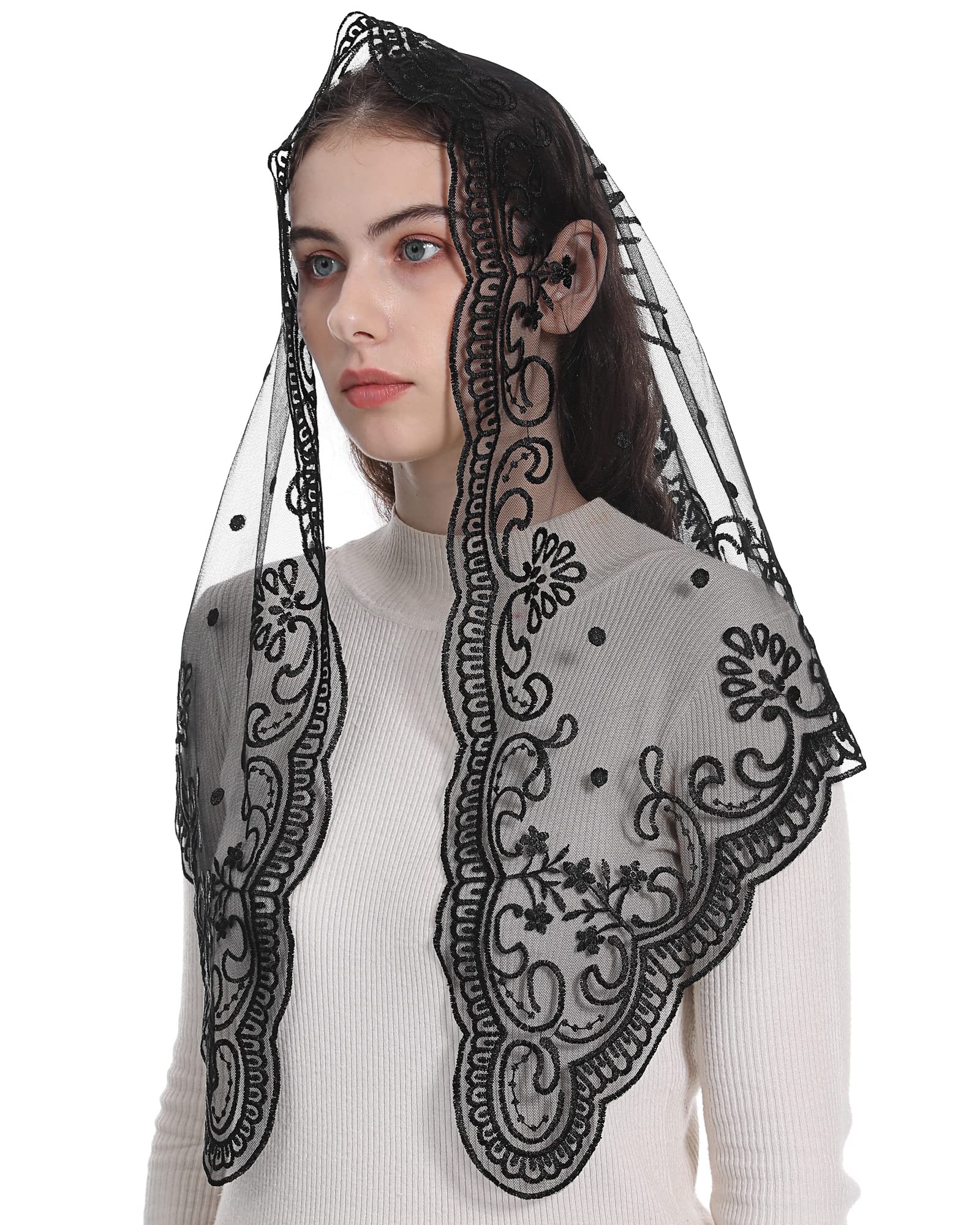 Snapklik.com : Bozidol Catholic Church Veil Mass Mantilla Chapel Lace ...