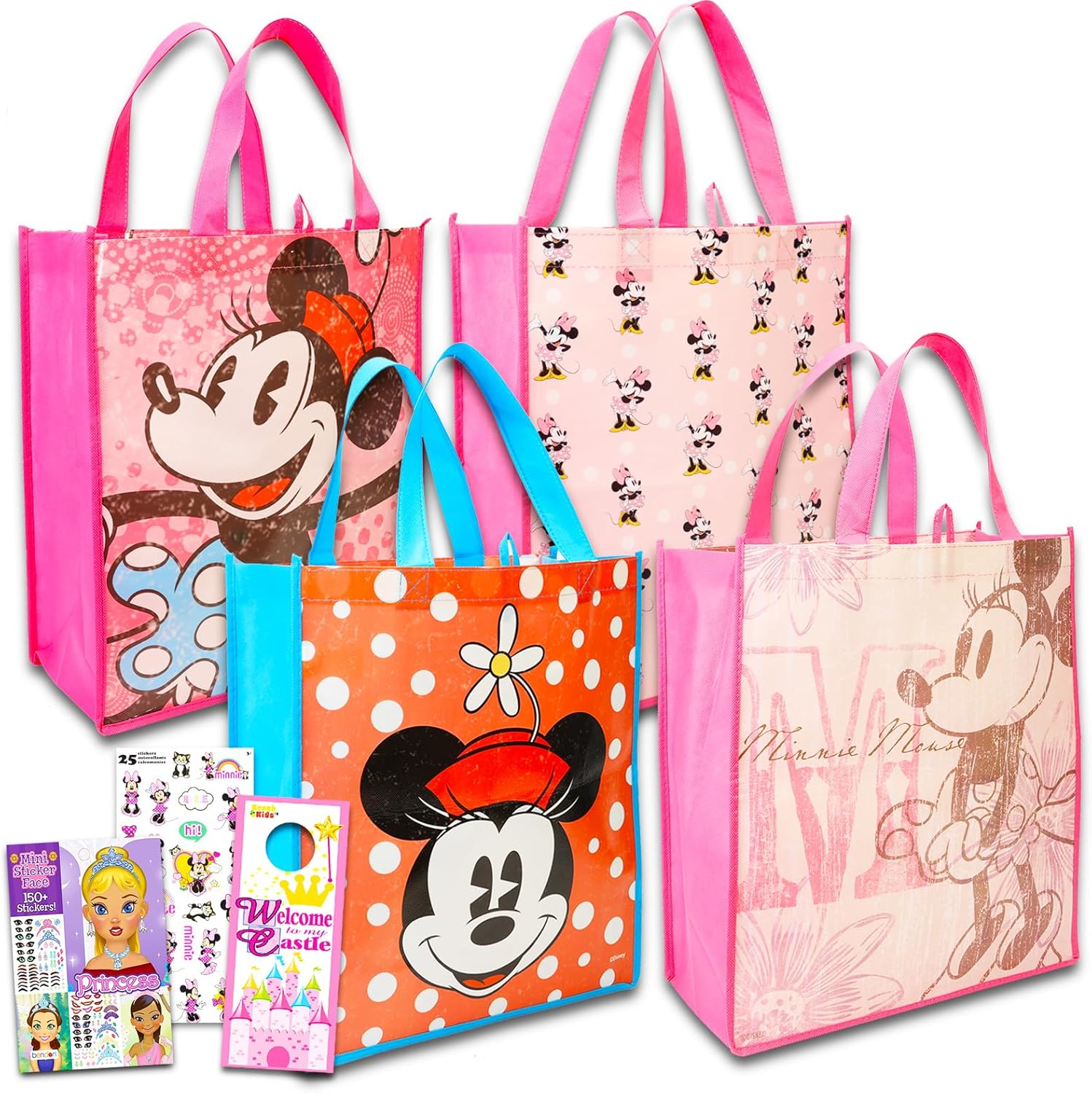 Amazon.com - Minnie Mouse Tote Bag for Women, Adults | Minnie Mouse ...